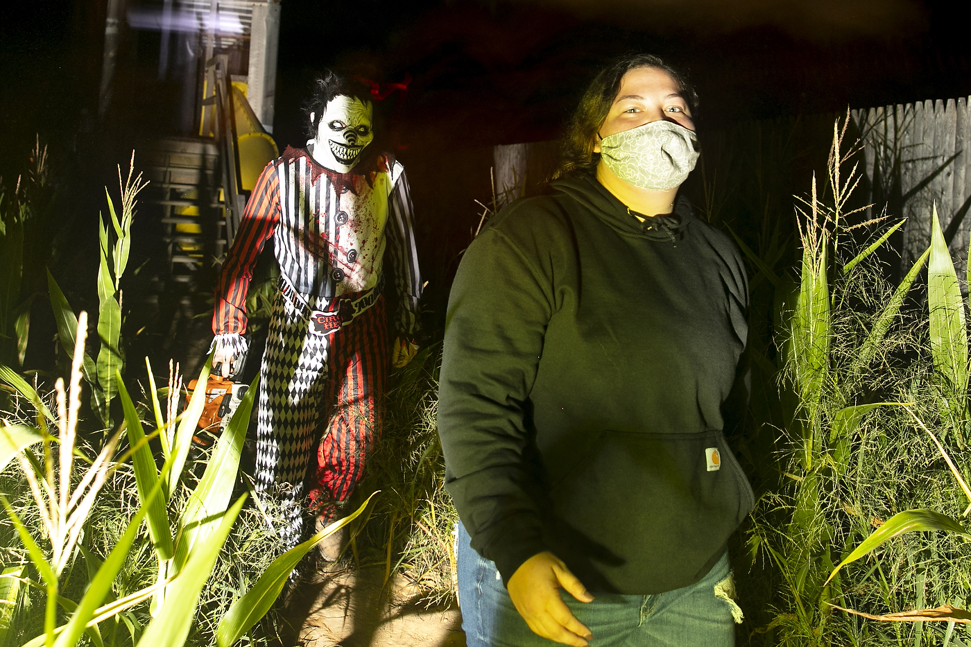The Field of Terror haunted attraction farm. - nj.com