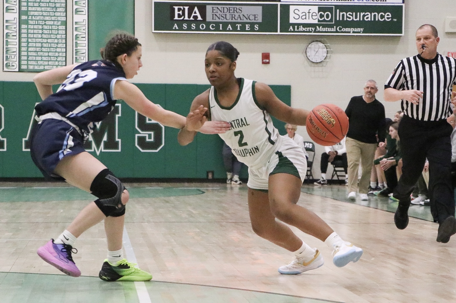 Central Dauphin vs Manheim Twp. in the District 3 6A girls basketball ...