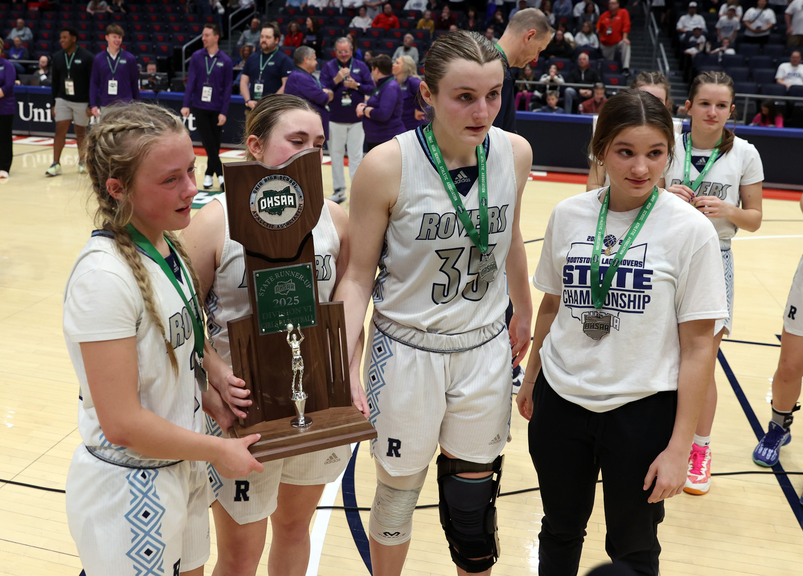 Rootstown vs Columbus Grove, Div VI, girl's basketball finals ...