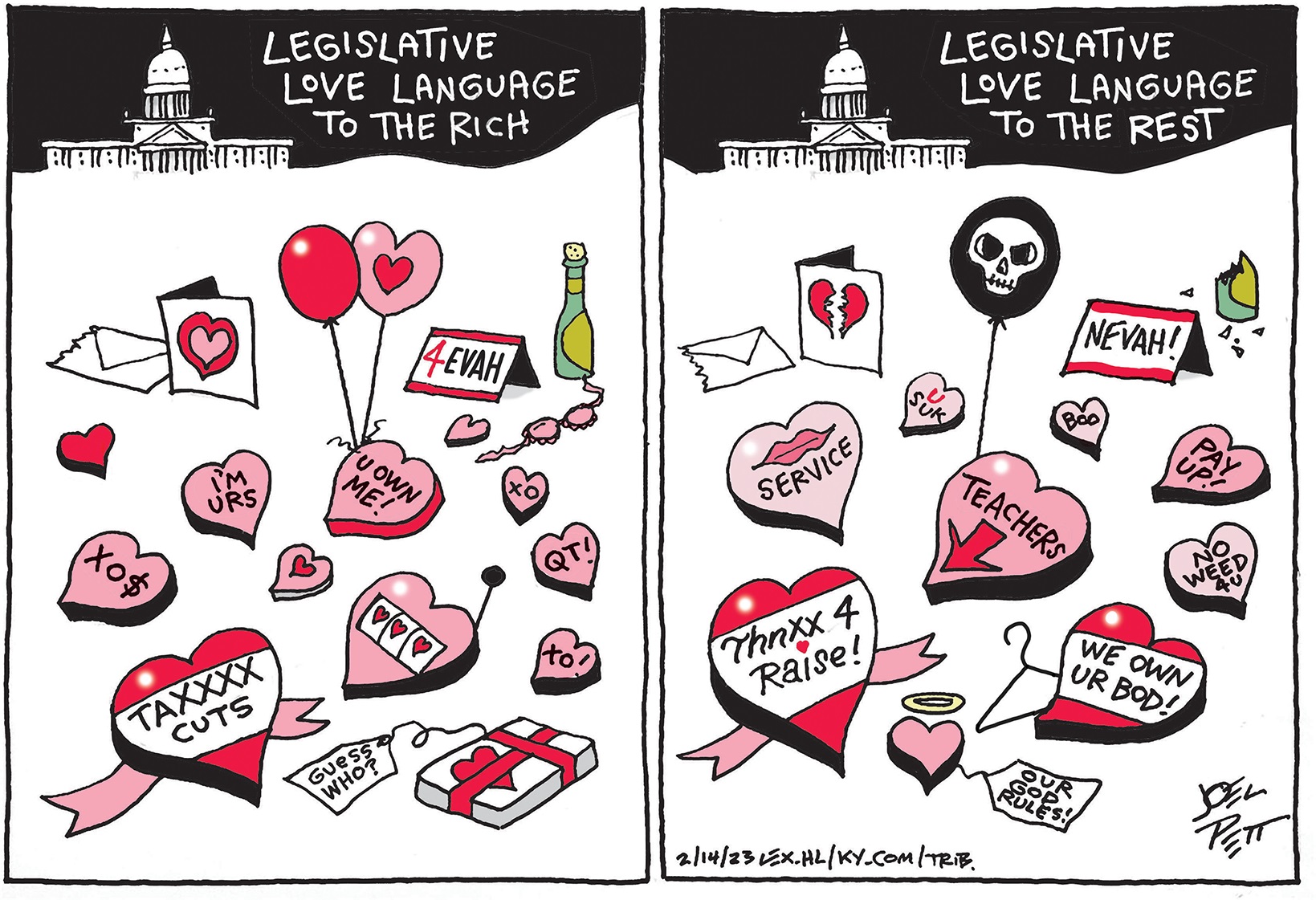 Editorial cartoons for Feb. 19, 2023 - oregonlive.com