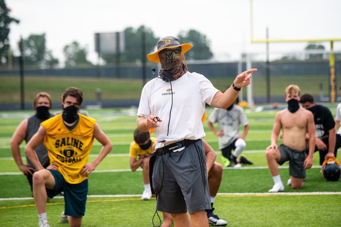 Saline Football Practice 2020 - mlive.com