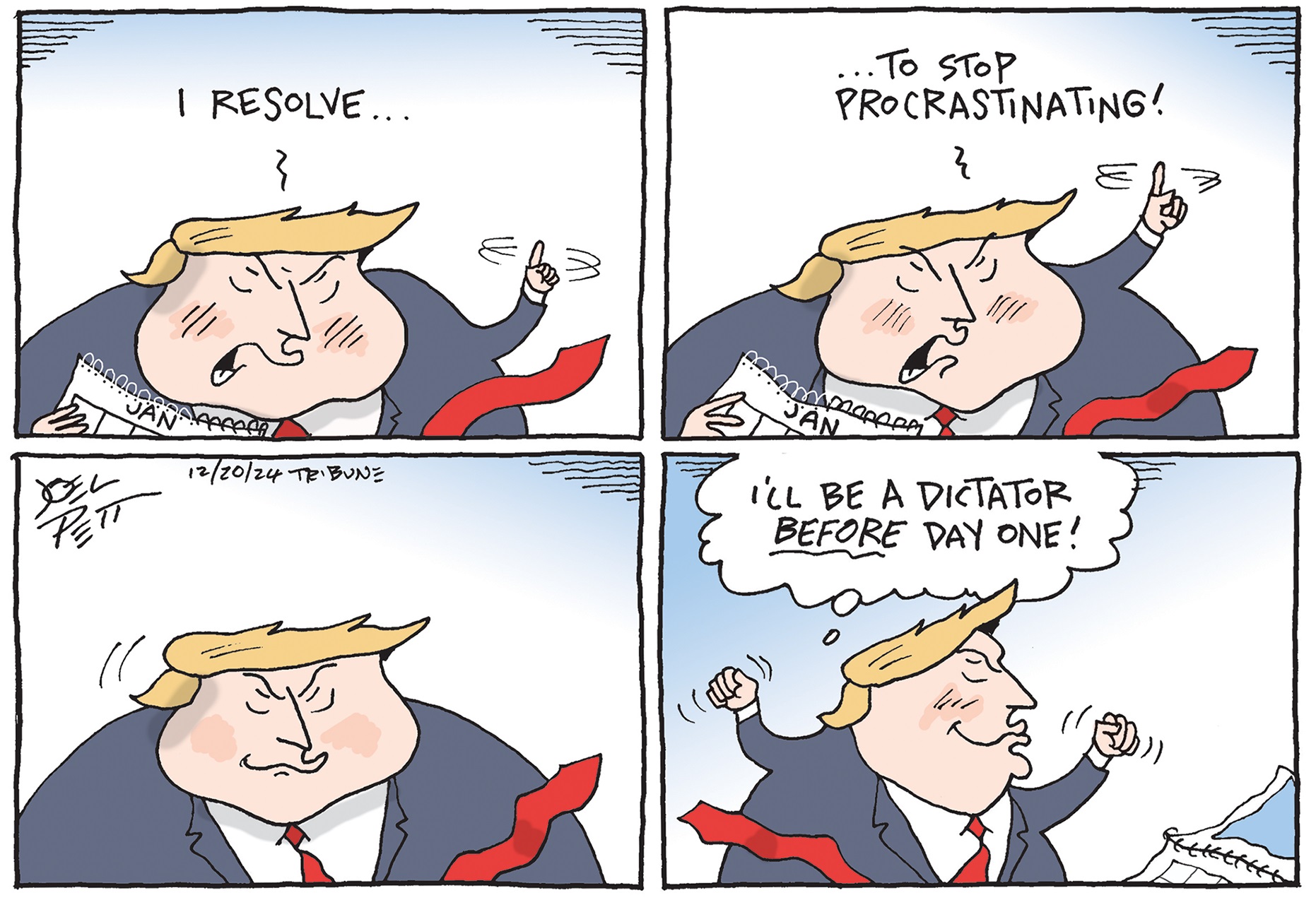 Editorial cartoons for Dec. 29, 2024 - oregonlive.com