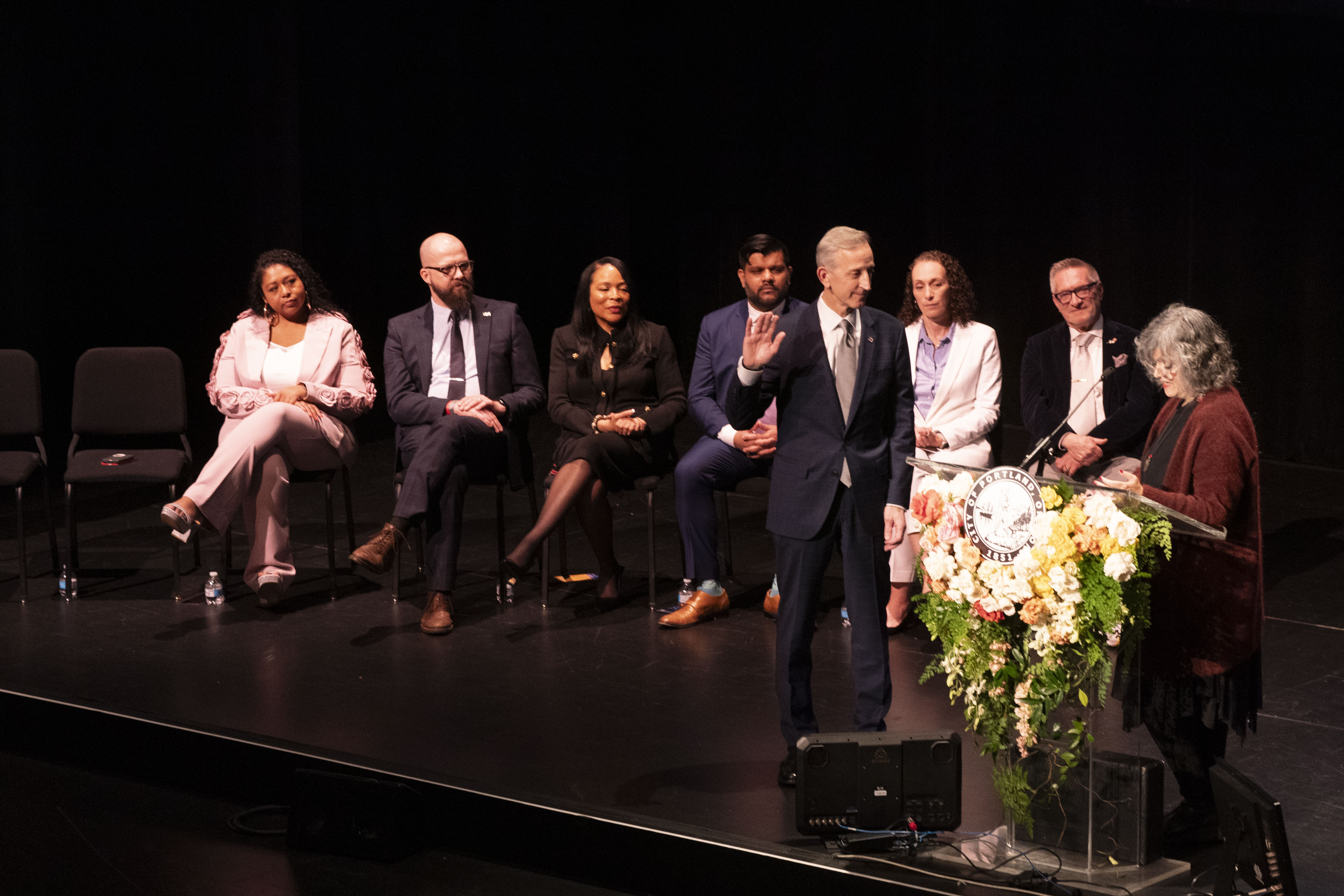 Portland mayor and city councilors swearing-in ceremony - oregonlive.com