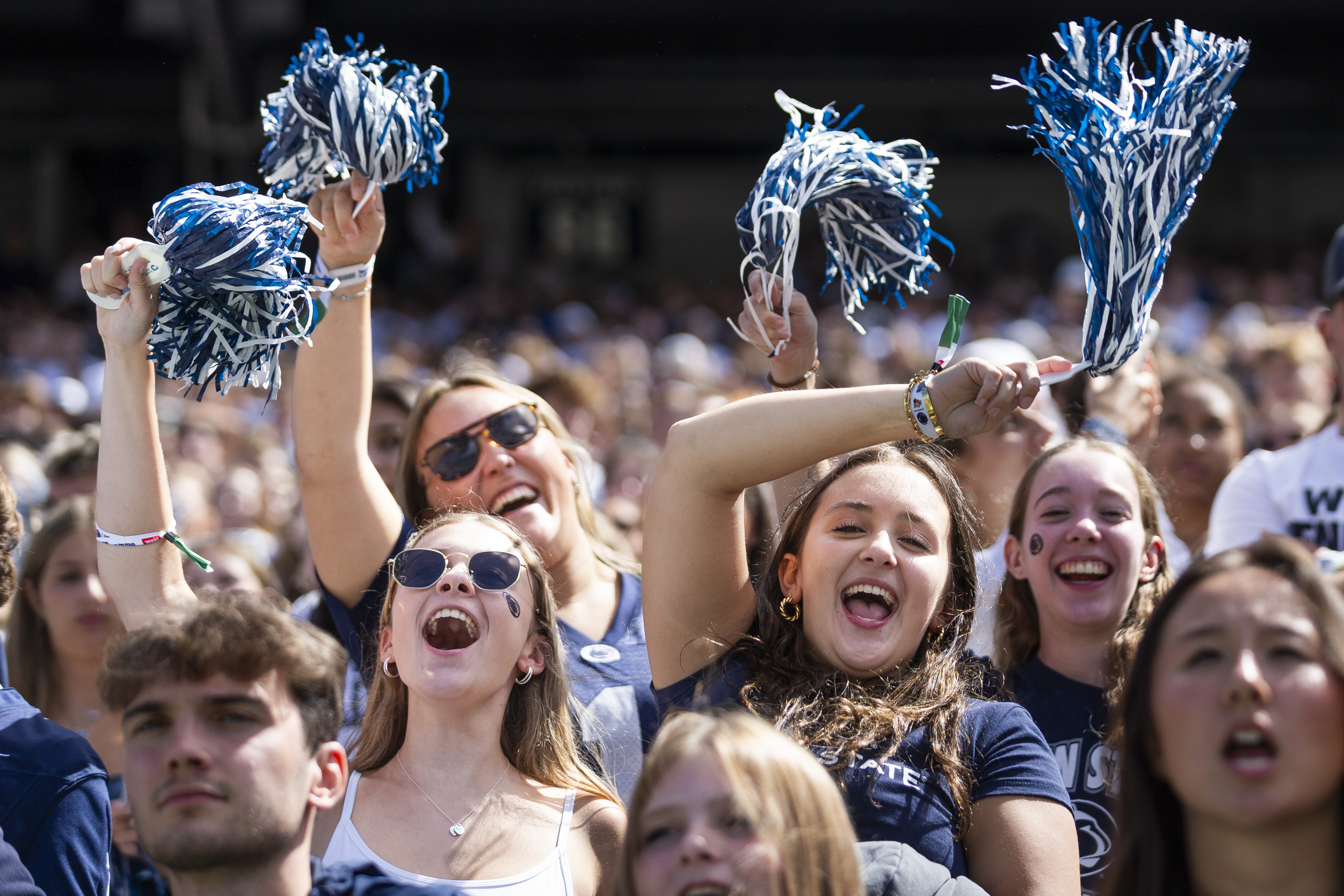 Penn State faces in the crowd from Boiling Springs, Sept. 7, 2024 ...