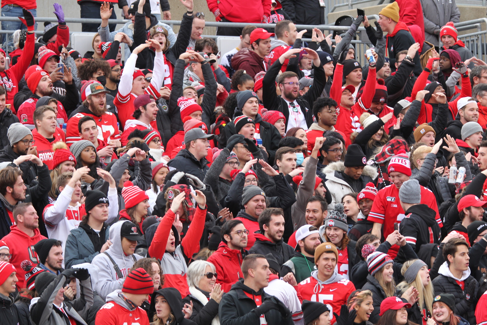 Fans at Ohio State's blowout win over Michigan State, 56-7 - cleveland.com