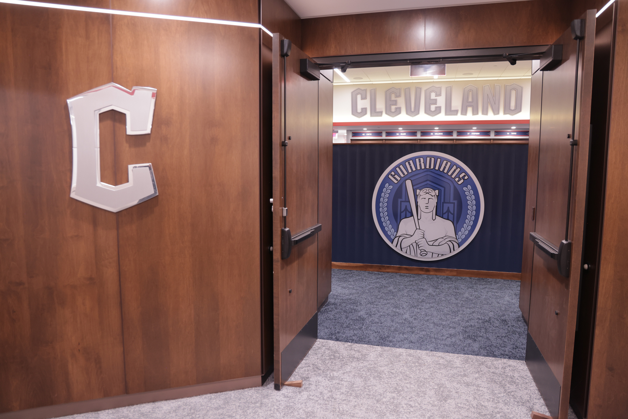 Cleveland Guardians show off new locker rooms and more - cleveland.com