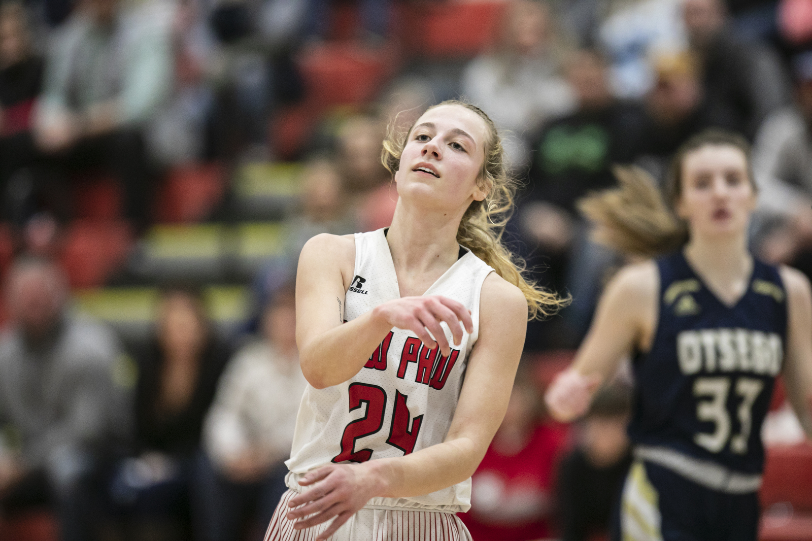 Otsego wins girls basketball district championship over Paw Paw - mlive.com
