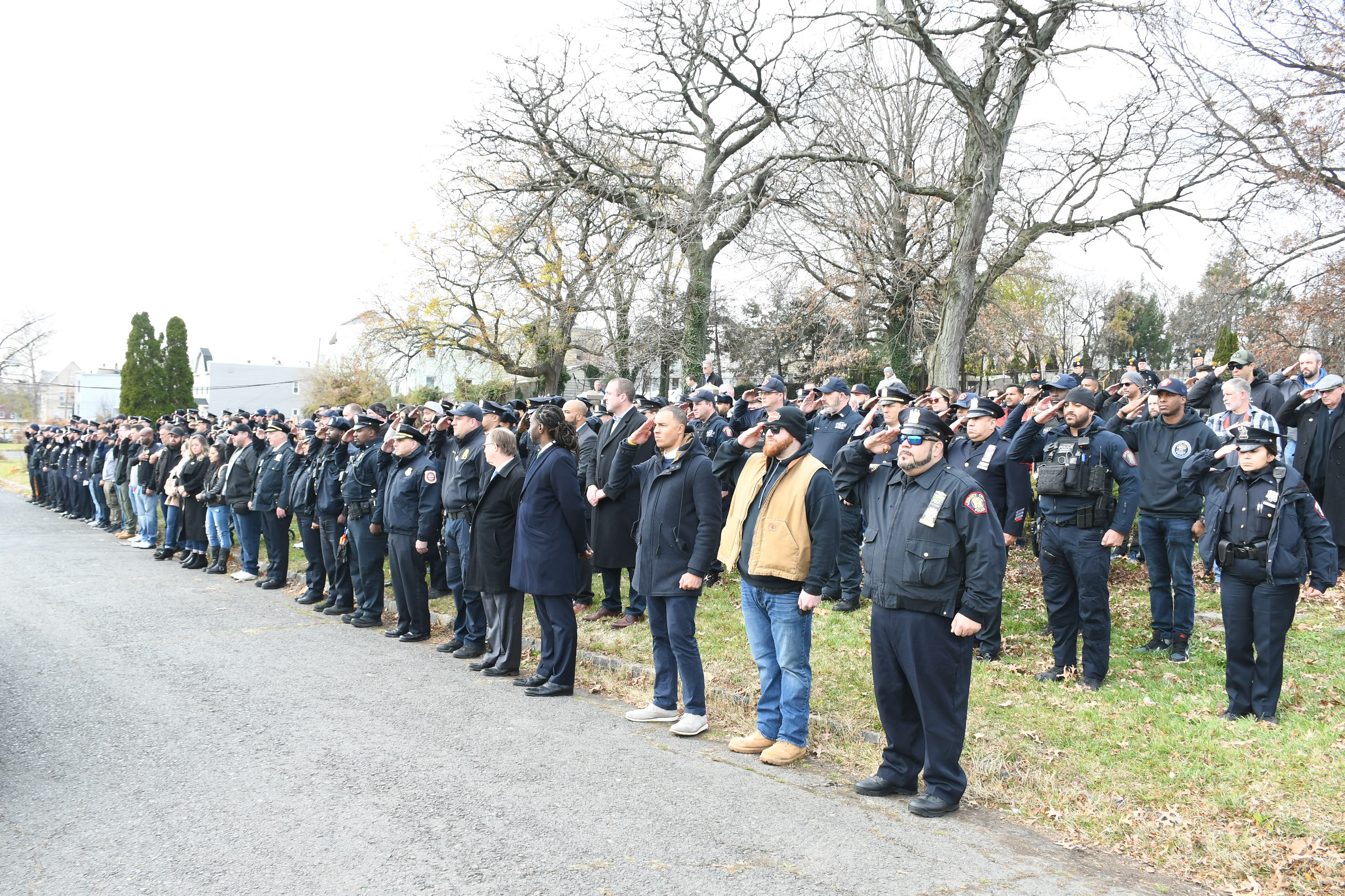 Jersey City Police Department memorial ceremony for Detective Joseph ...