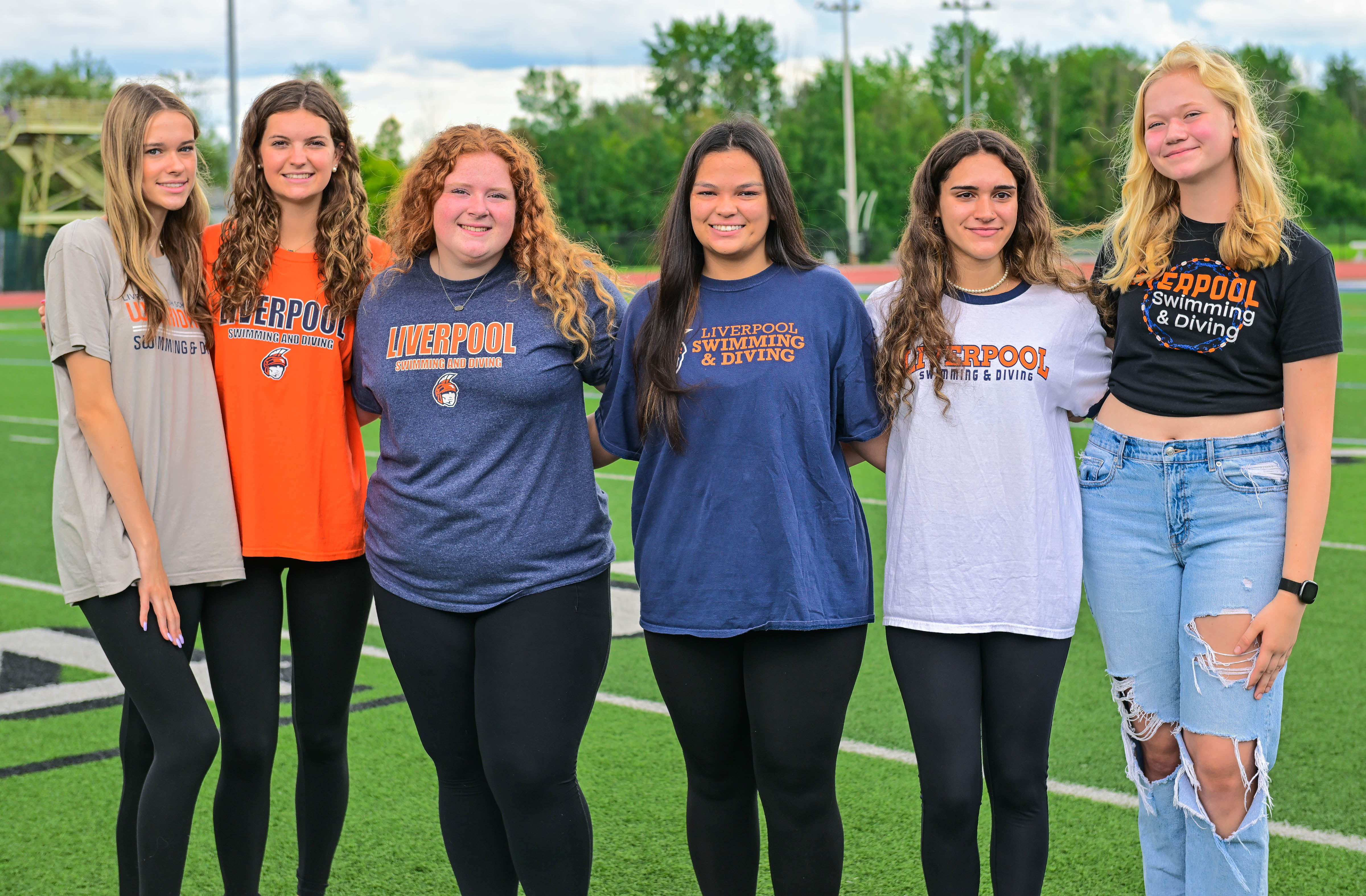 Section III girls swimming media day fun 2023 - syracuse.com