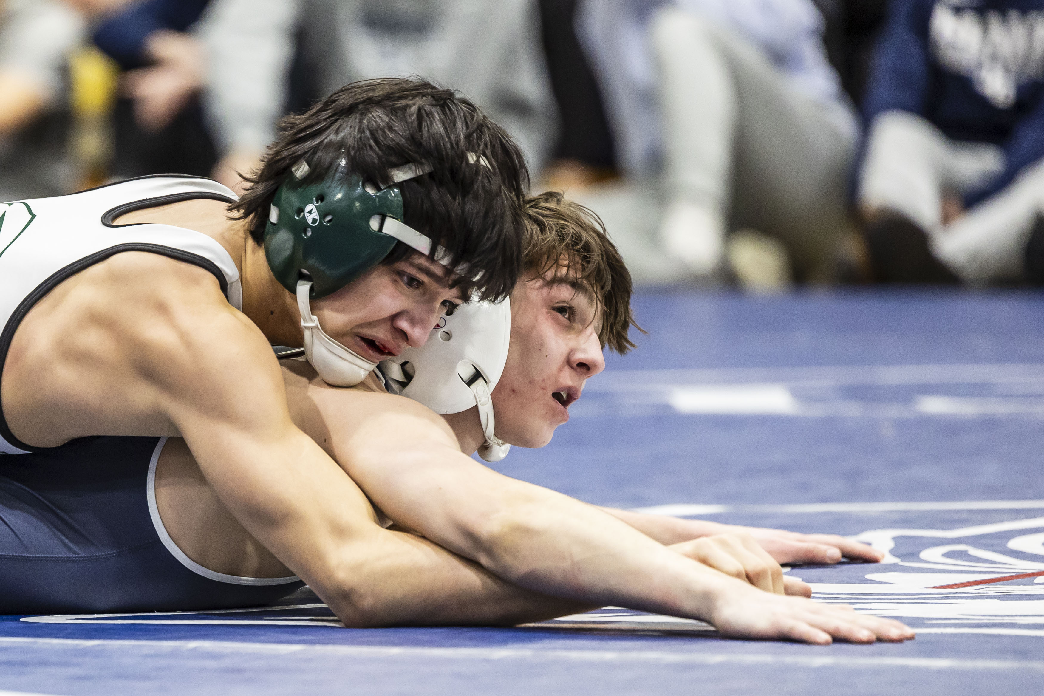 Freeland takes down John Glenn in Division 2 team wrestling district ...
