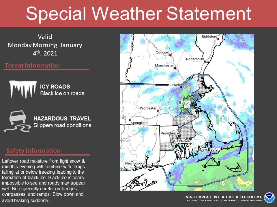 Light winter storm brings as much as 2 inches of snow to Massachusetts ...