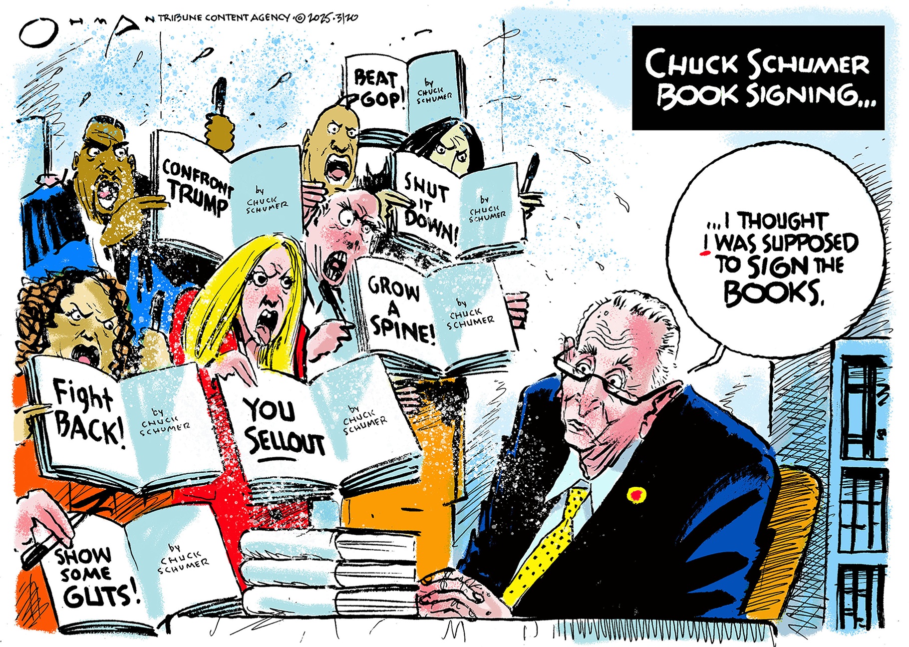 Editorial cartoons for March 23, 2025 - oregonlive.com