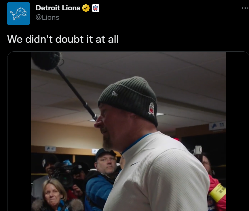 Watch Dan Campbell tell Lions in passionate speech: ‘This is just the ...
