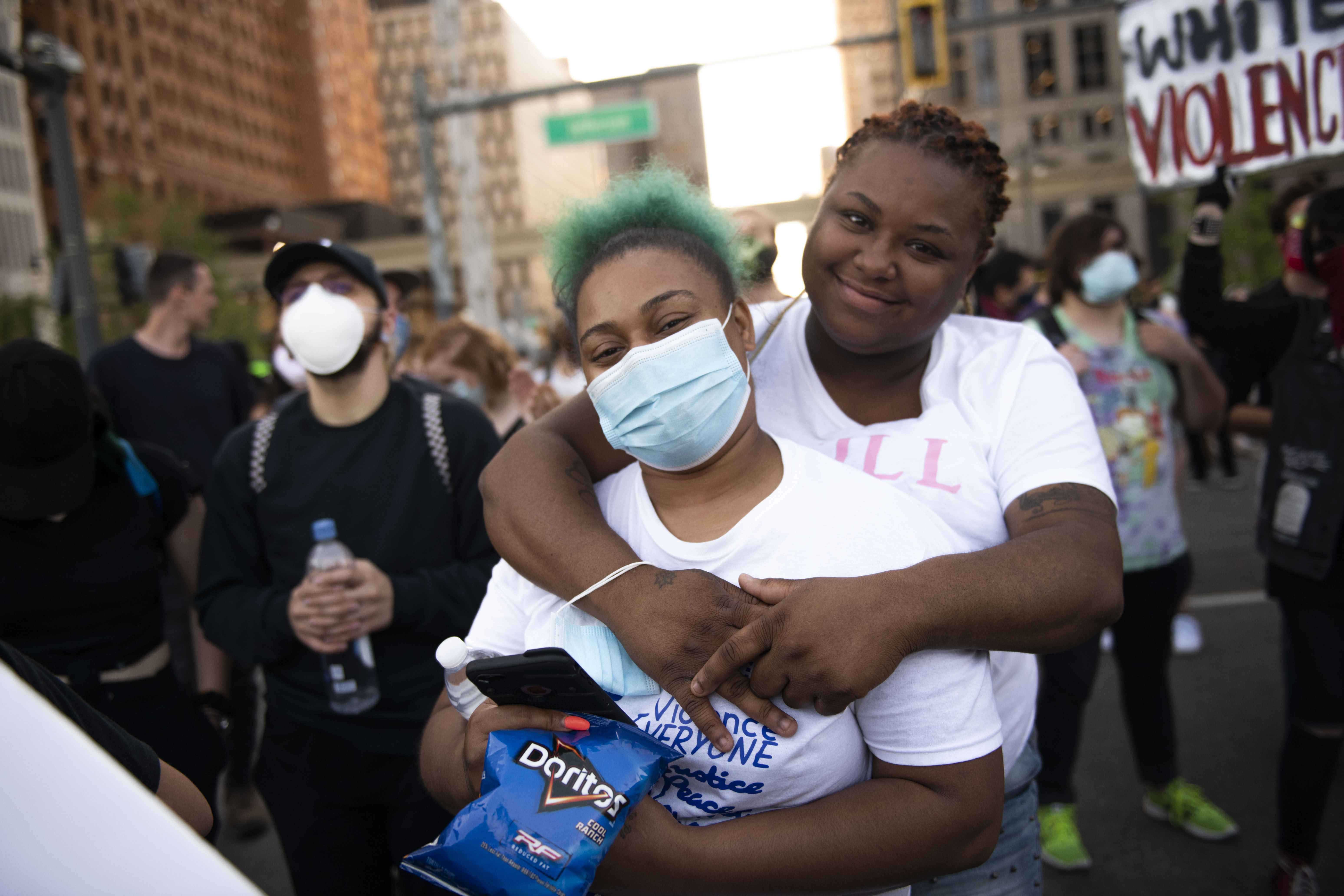 Nonviolent protesters march and dance in the city of Detroit - mlive.com