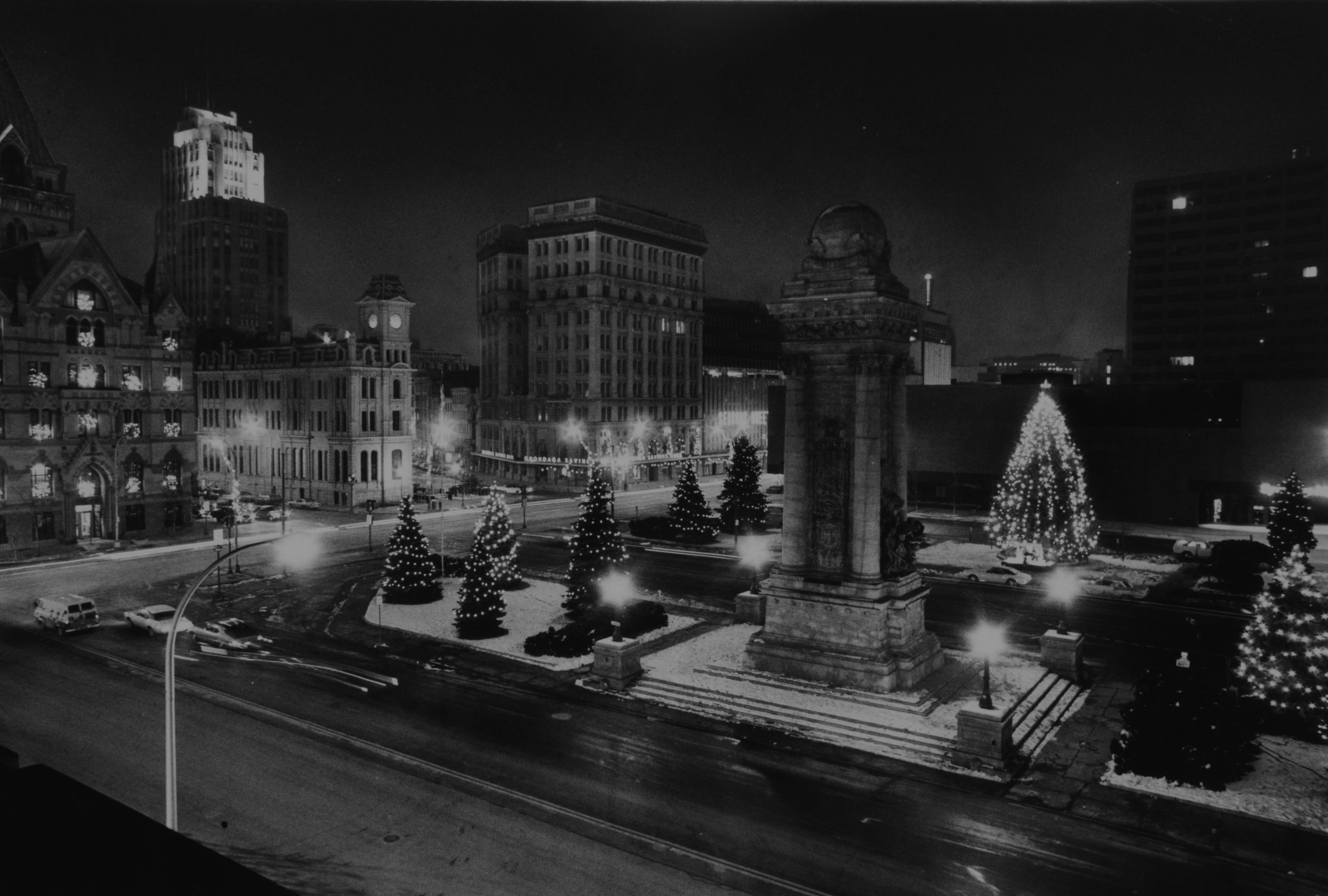Vintage photos of the Clinton Square Christmas tree - syracuse.com