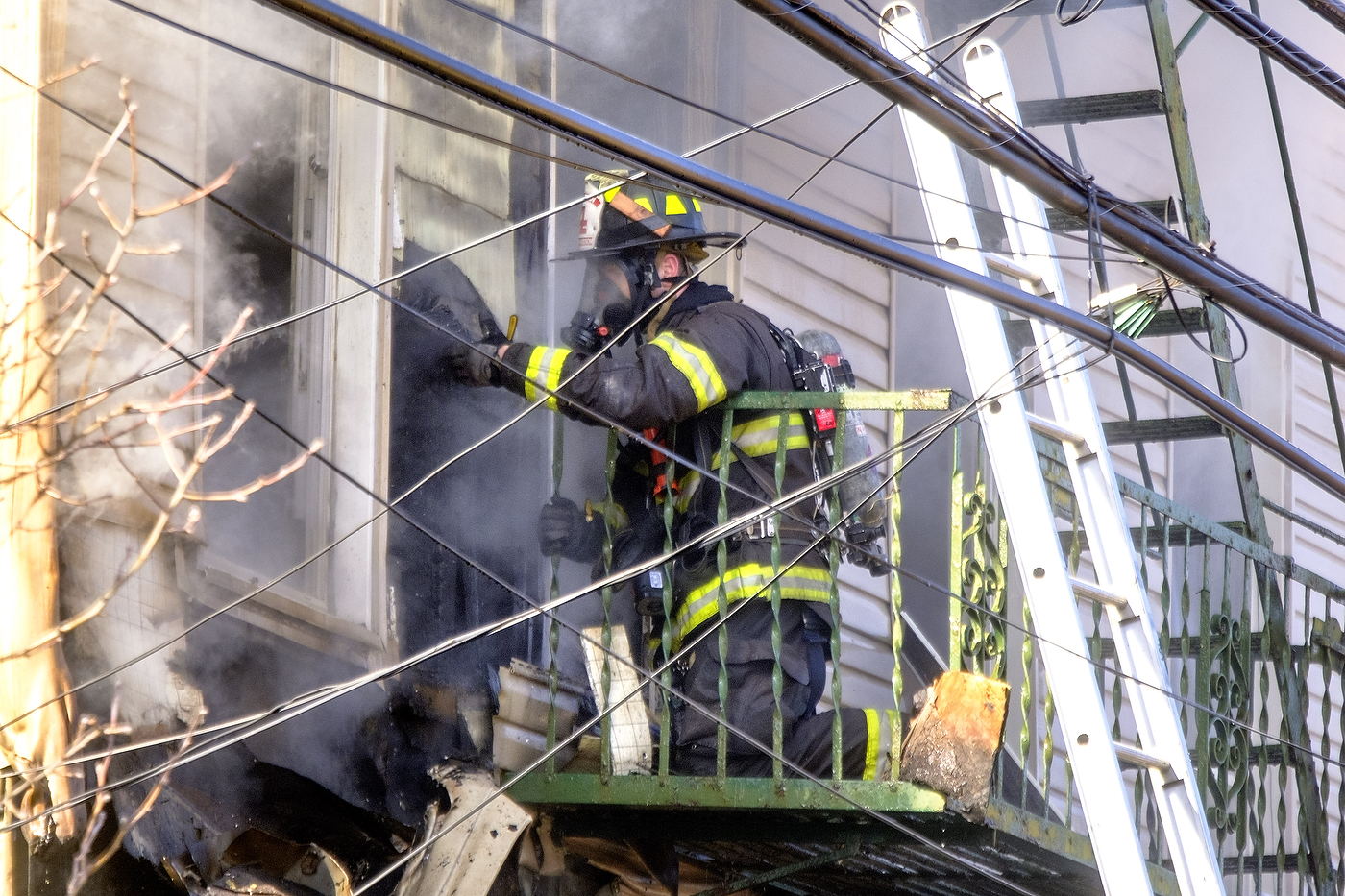 Four-alarm fire on Hudson Ave. in Union City - nj.com