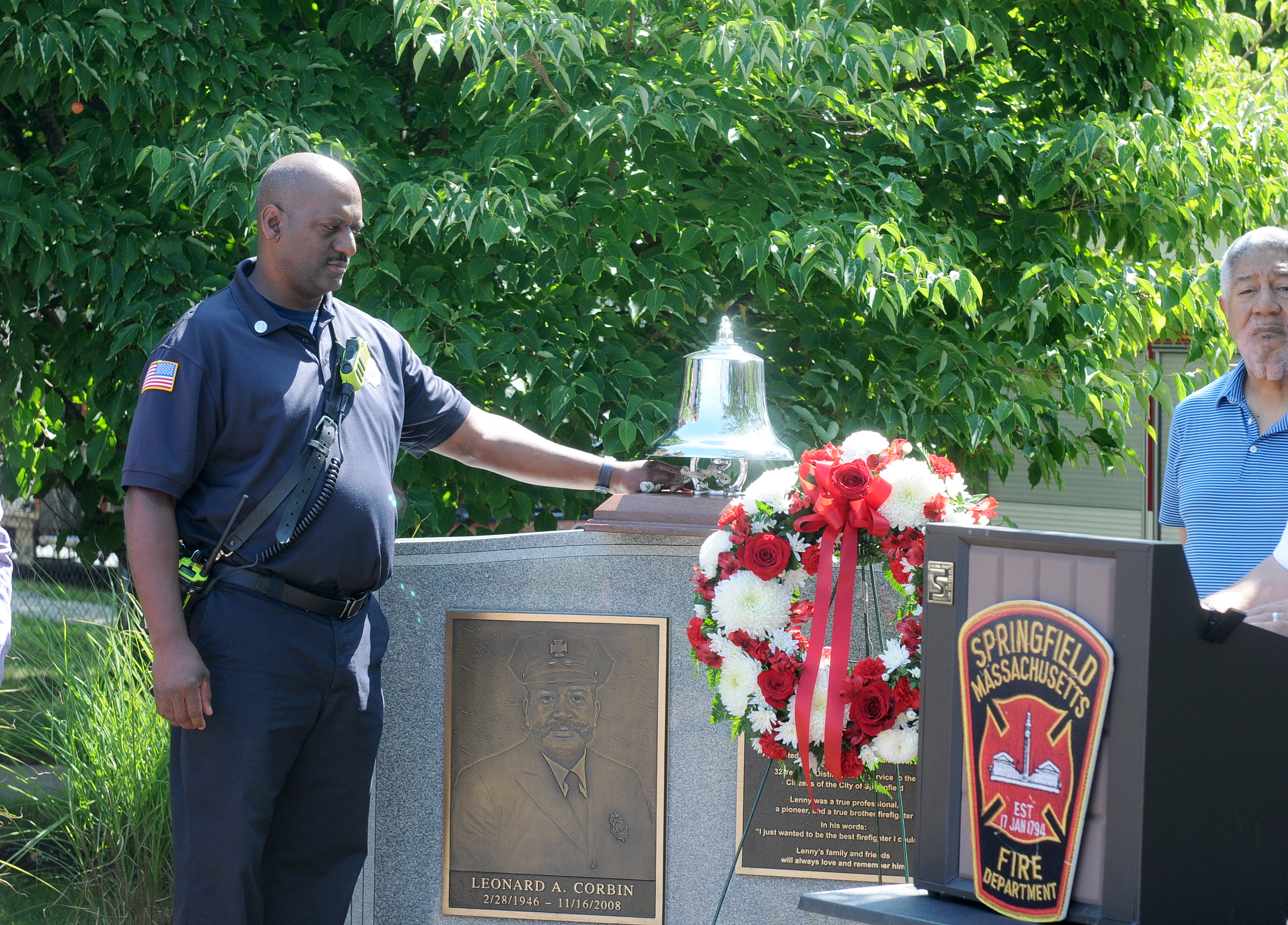 Fire Department remembers first black firefighter - masslive.com