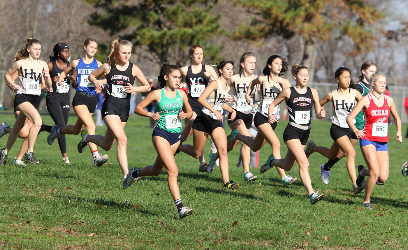 High school girls cross country, Group 2 and 3, NJSIAA Central Jersey ...