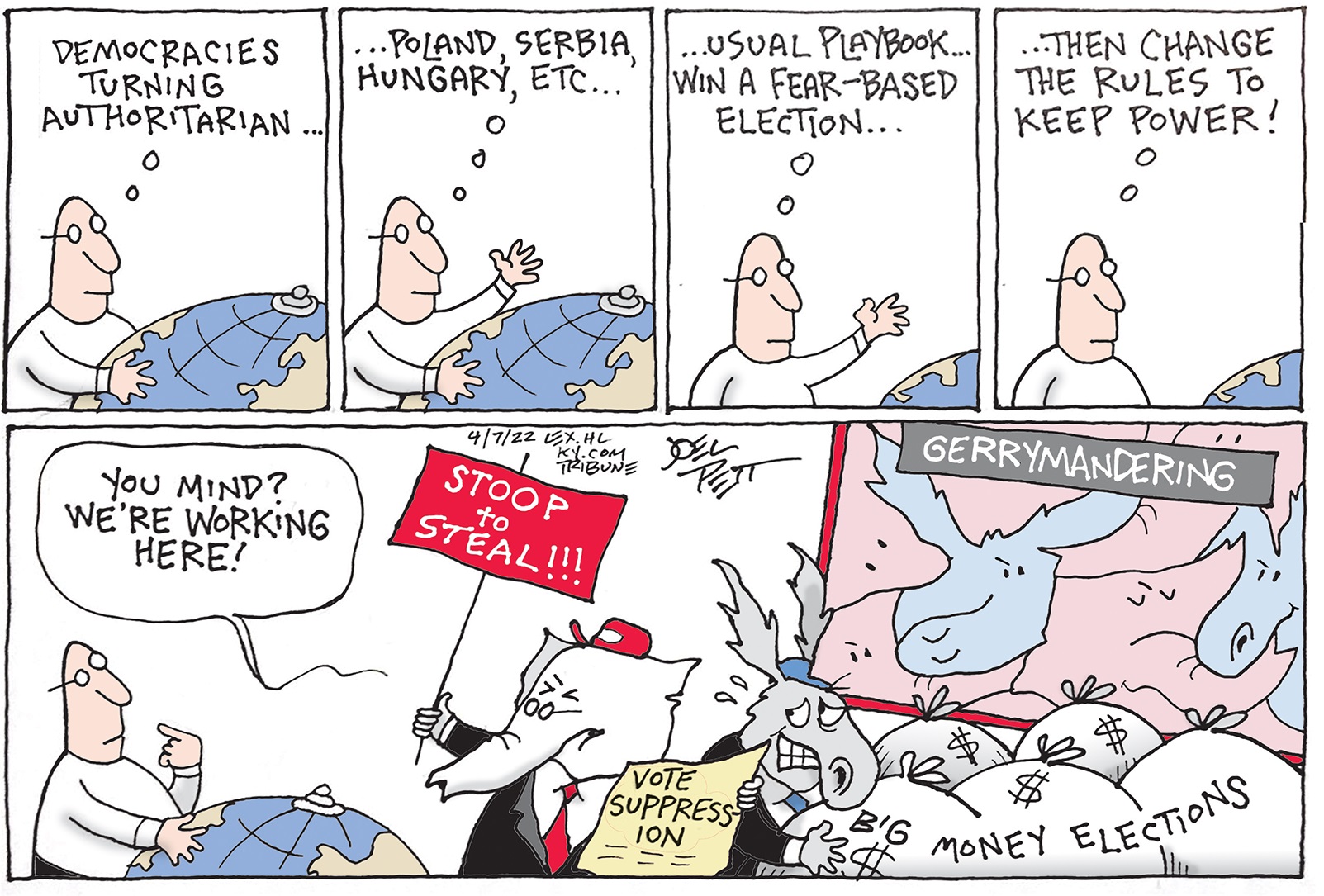 Editorial cartoons for April 10, 2022 - syracuse.com
