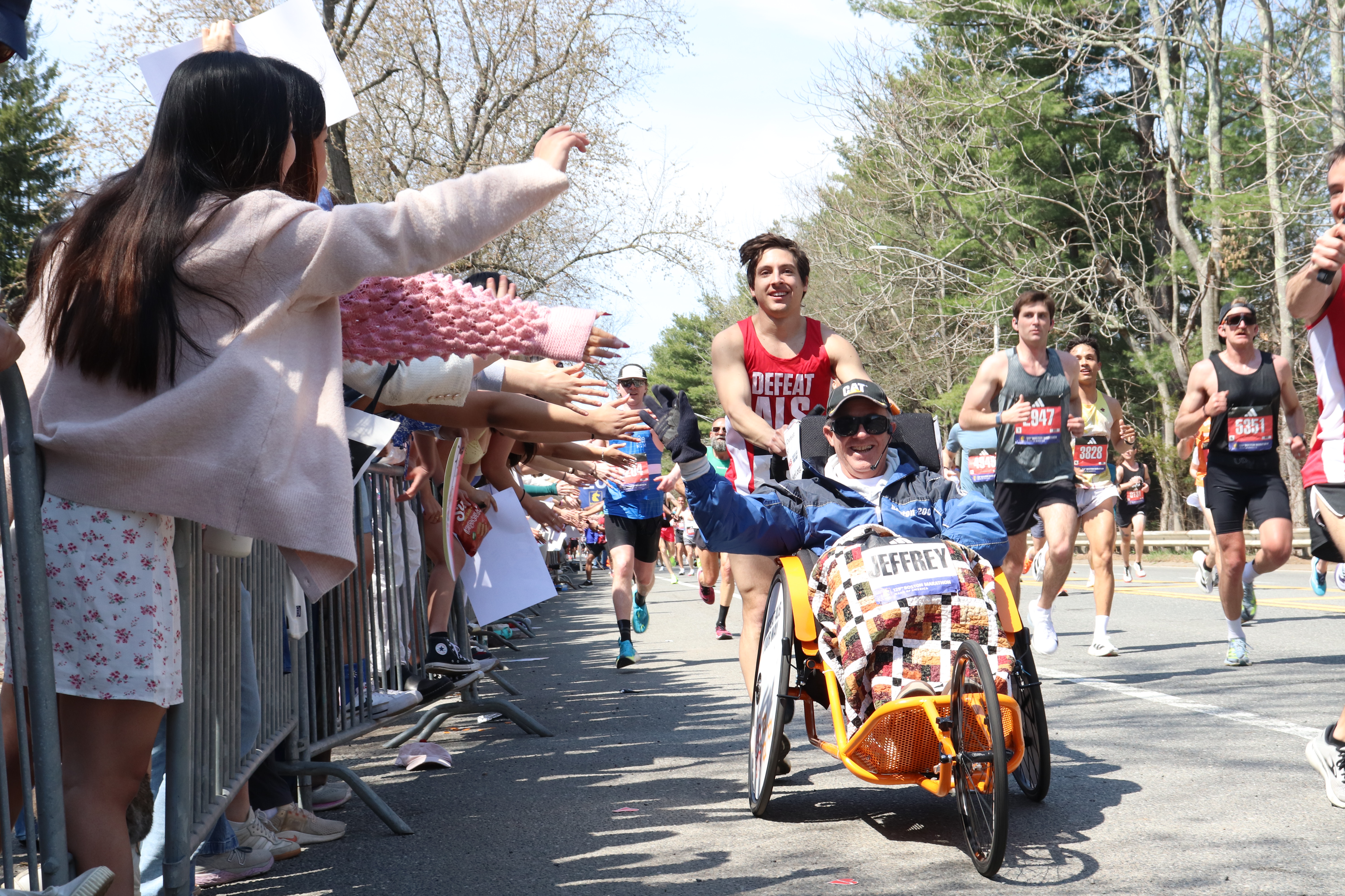 Wellesley College Scream Tunnel Boston Marathon 2025 - masslive.com
