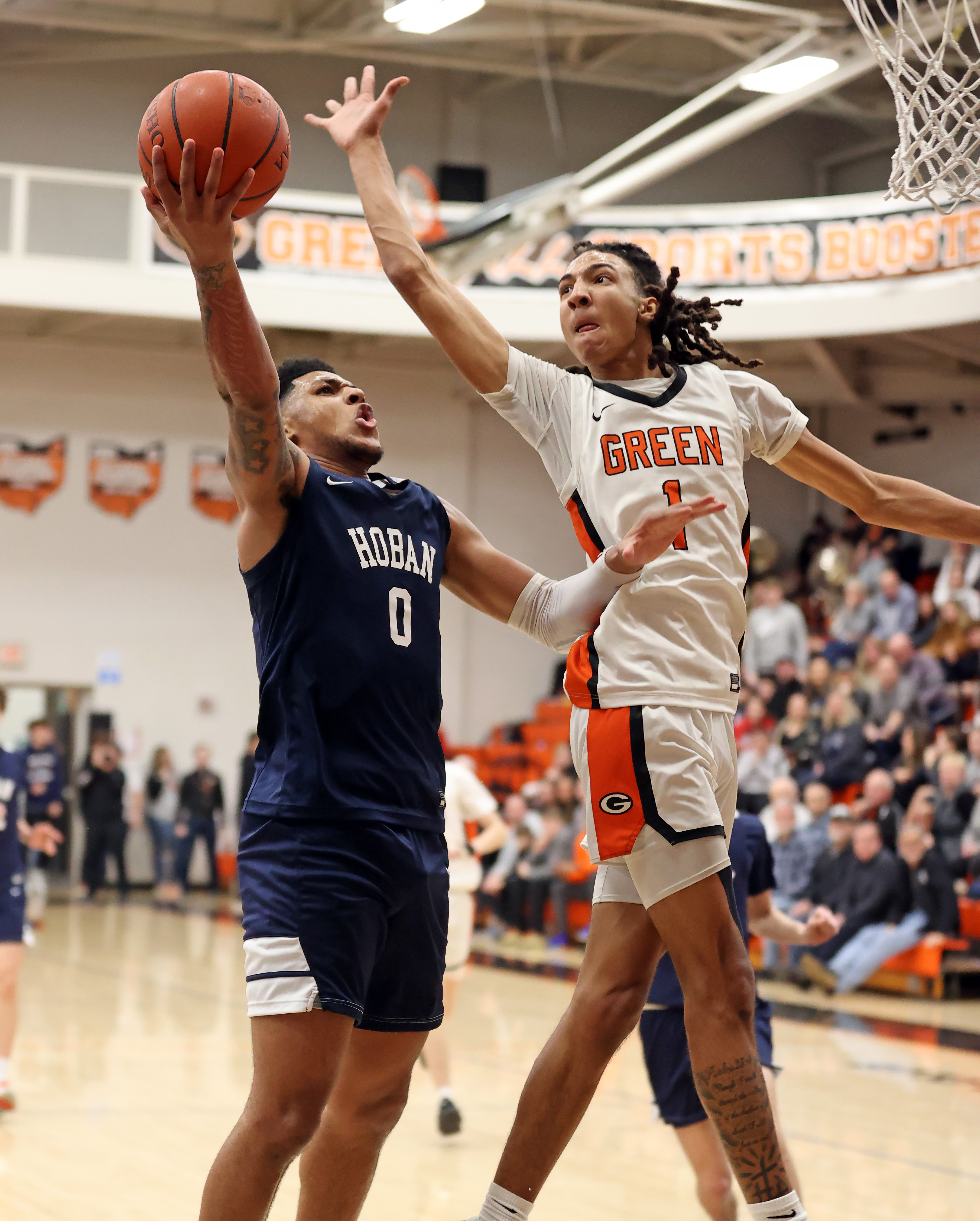 Boys high school hoops: Archbishop Hoban at Green, February 6, 2024 ...