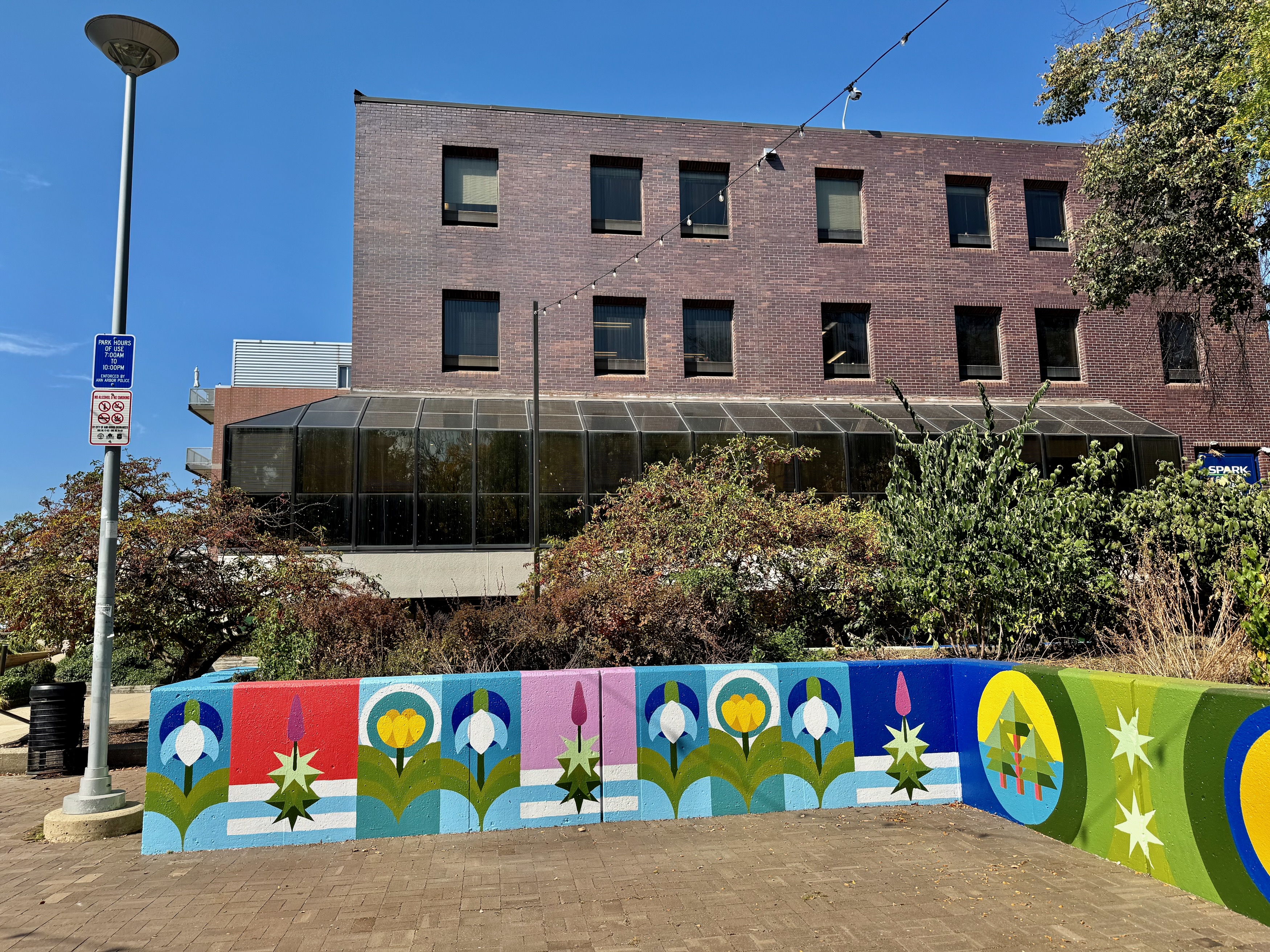 Christian Stanley's colorful new mural at downtown Ann Arbor's Liberty ...