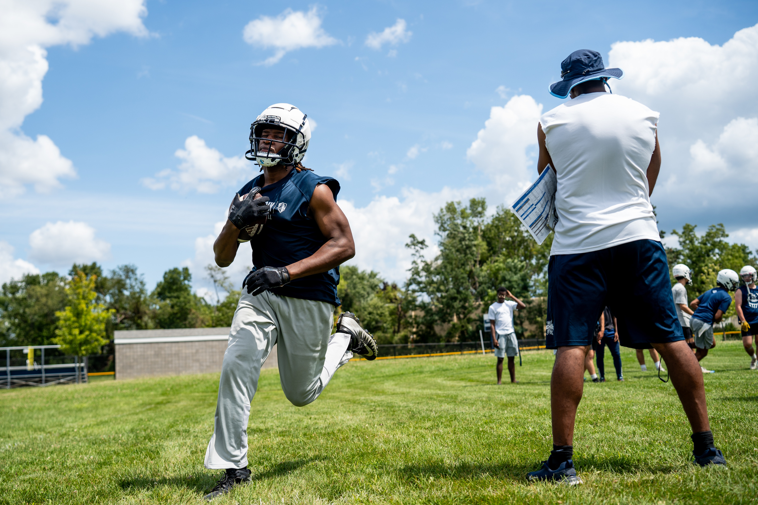 Loy Norrix kicks off football season with first practice - mlive.com