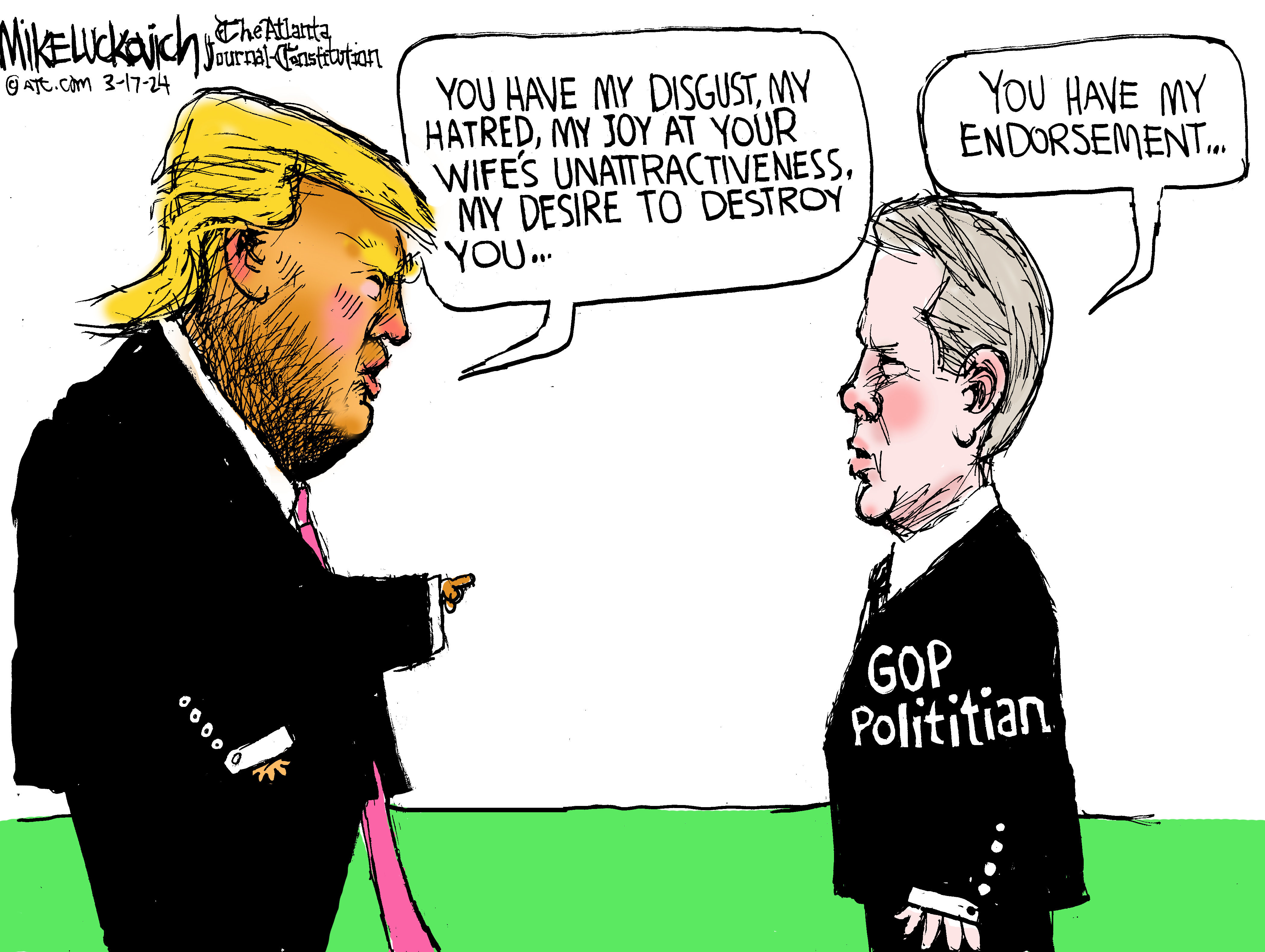 Editorial cartoons for March 17, 2024 - cleveland.com