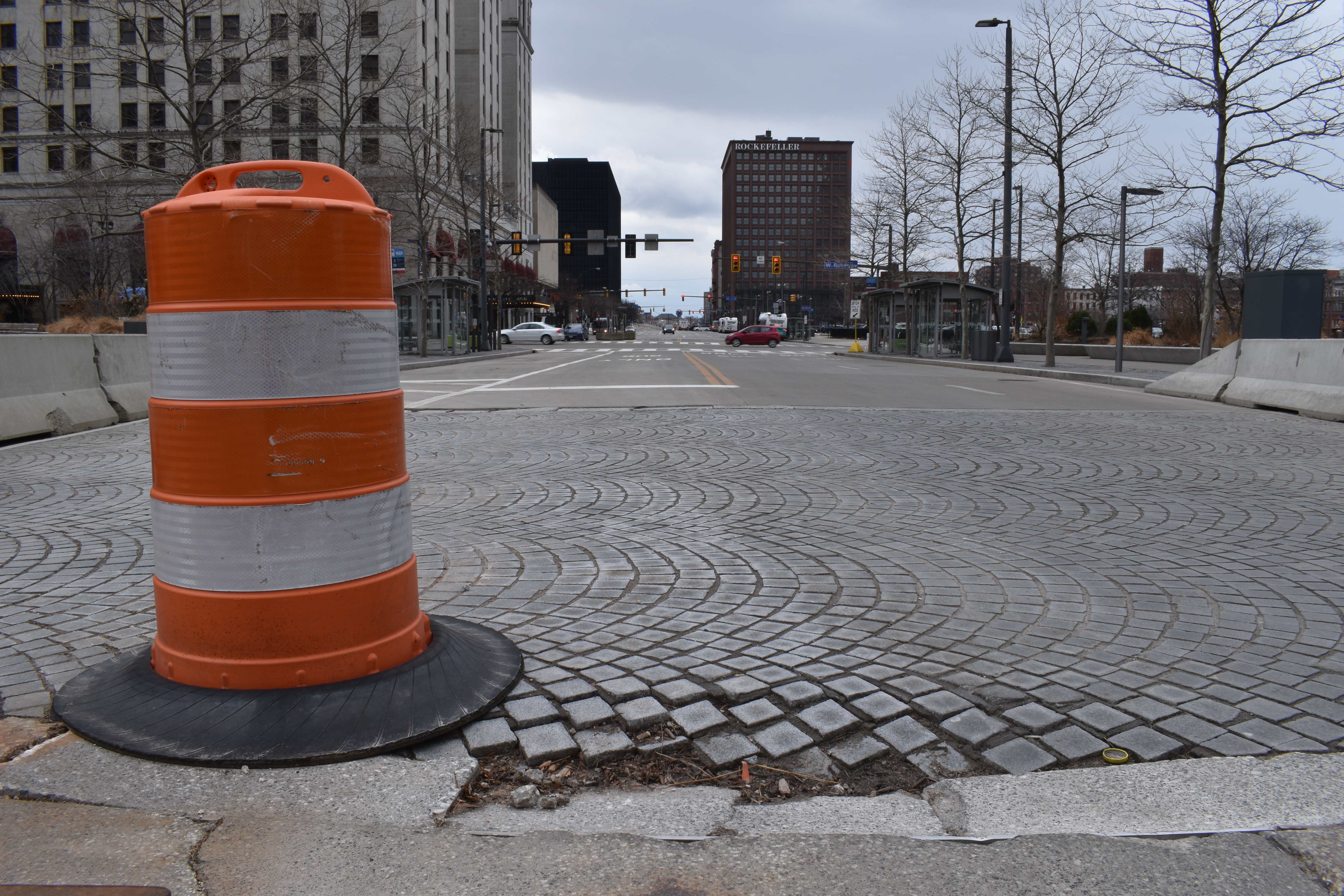 Plan to replace Public Square's concrete barriers with bollards moves ...