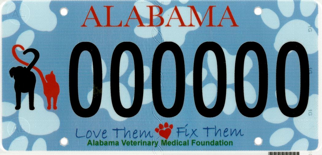 6 redesigned licensed plates in Alabama - al.com