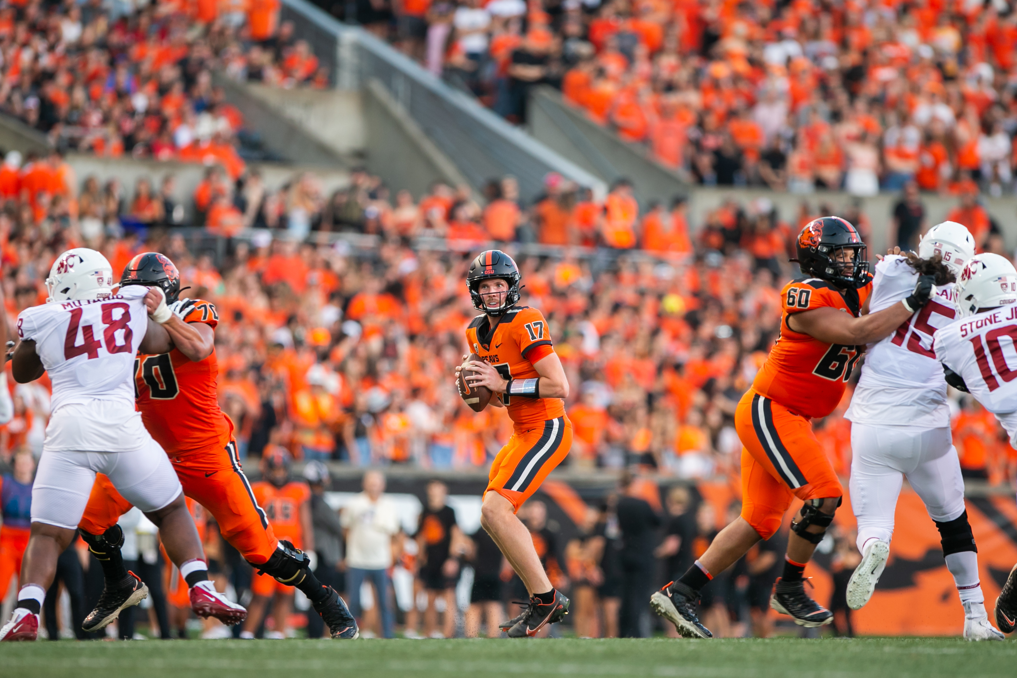 Oregon State Beavers vs. Washington State Cougars: Oct. 15, 2022 ...