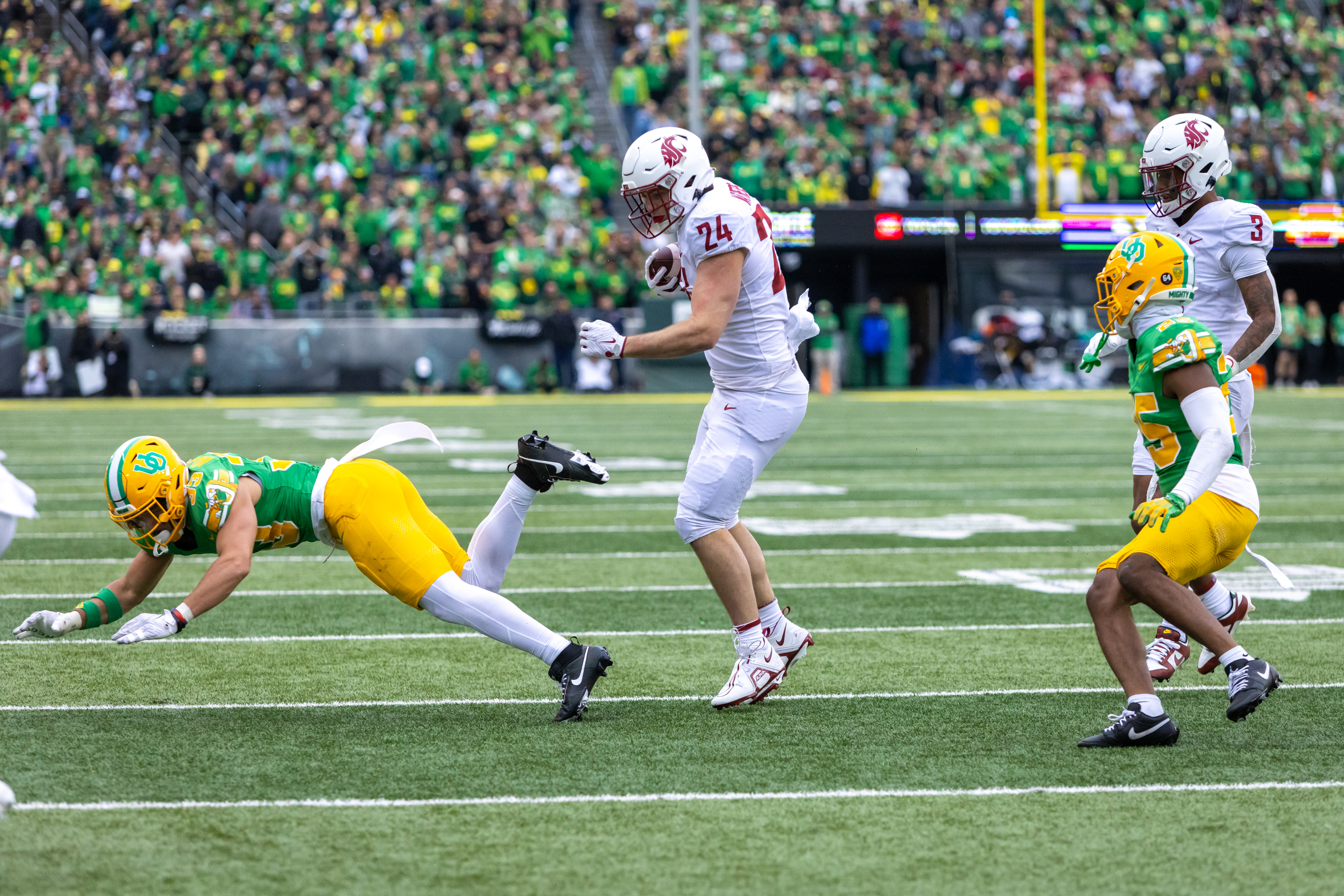 No. 9 Oregon Ducks football vs. Washington State Cougars: Oct. 21, 2023 ...