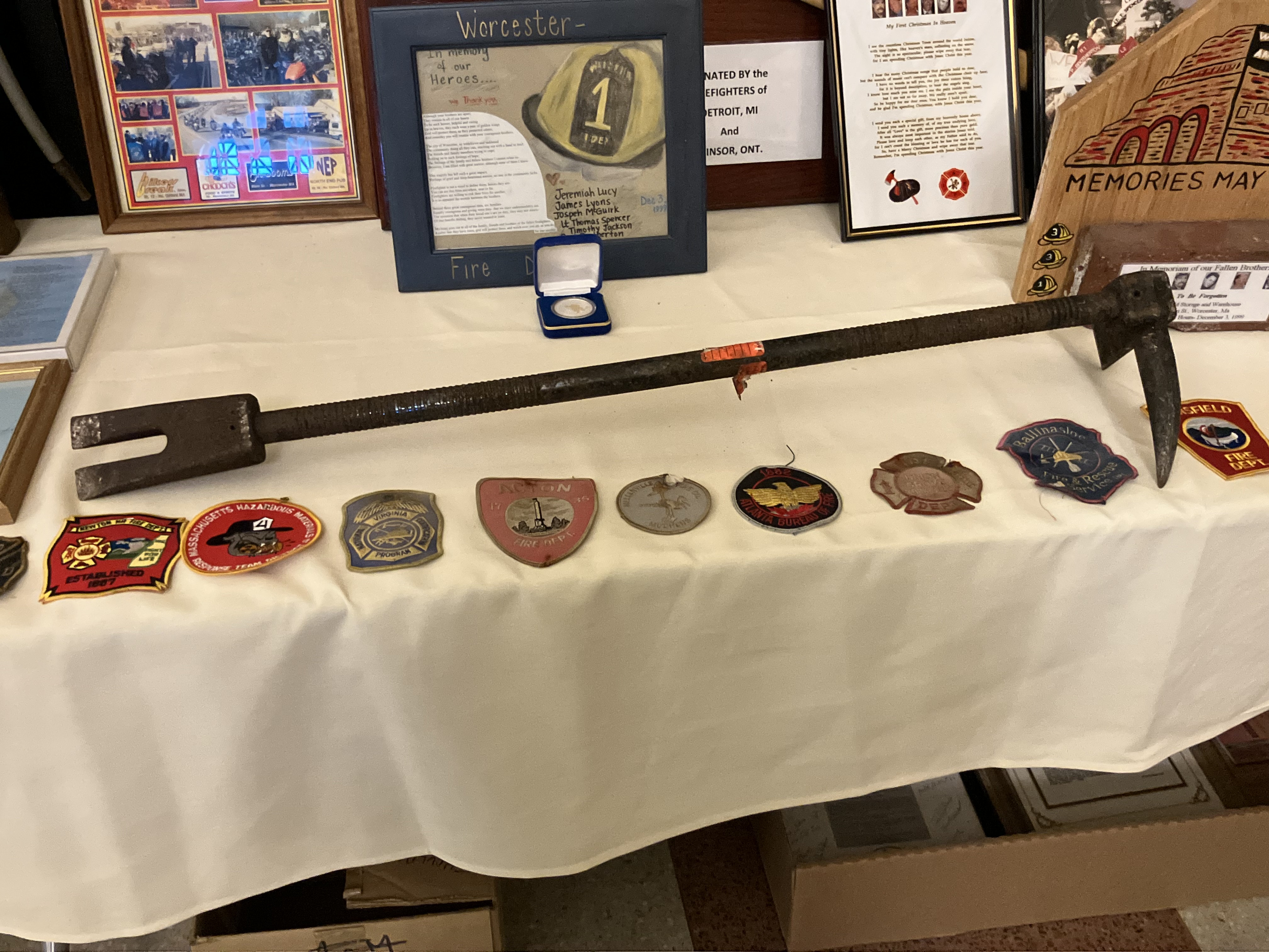Worcester Cold Storage fire exhibit - masslive.com