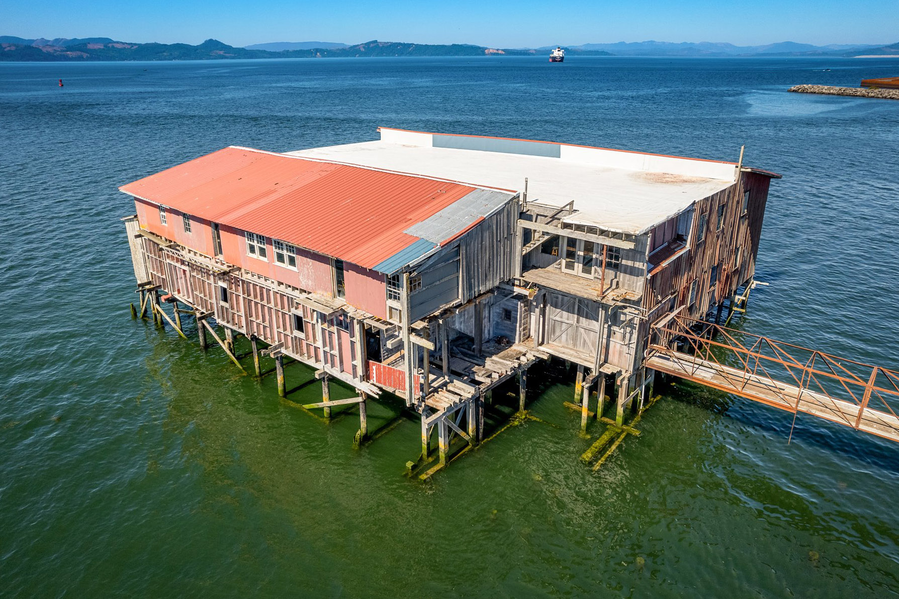 Astoria's Big Red fish net depot - oregonlive.com