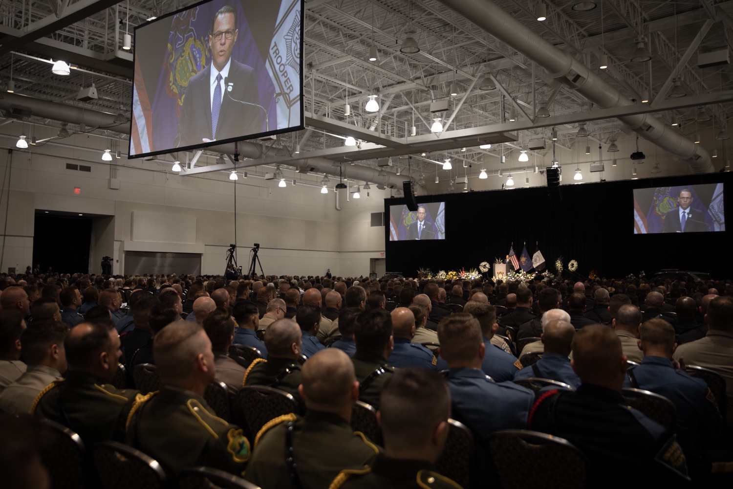 Funeral service for Pa. State Tpr. Jacques "Jay" F. Rougeau Jr ...