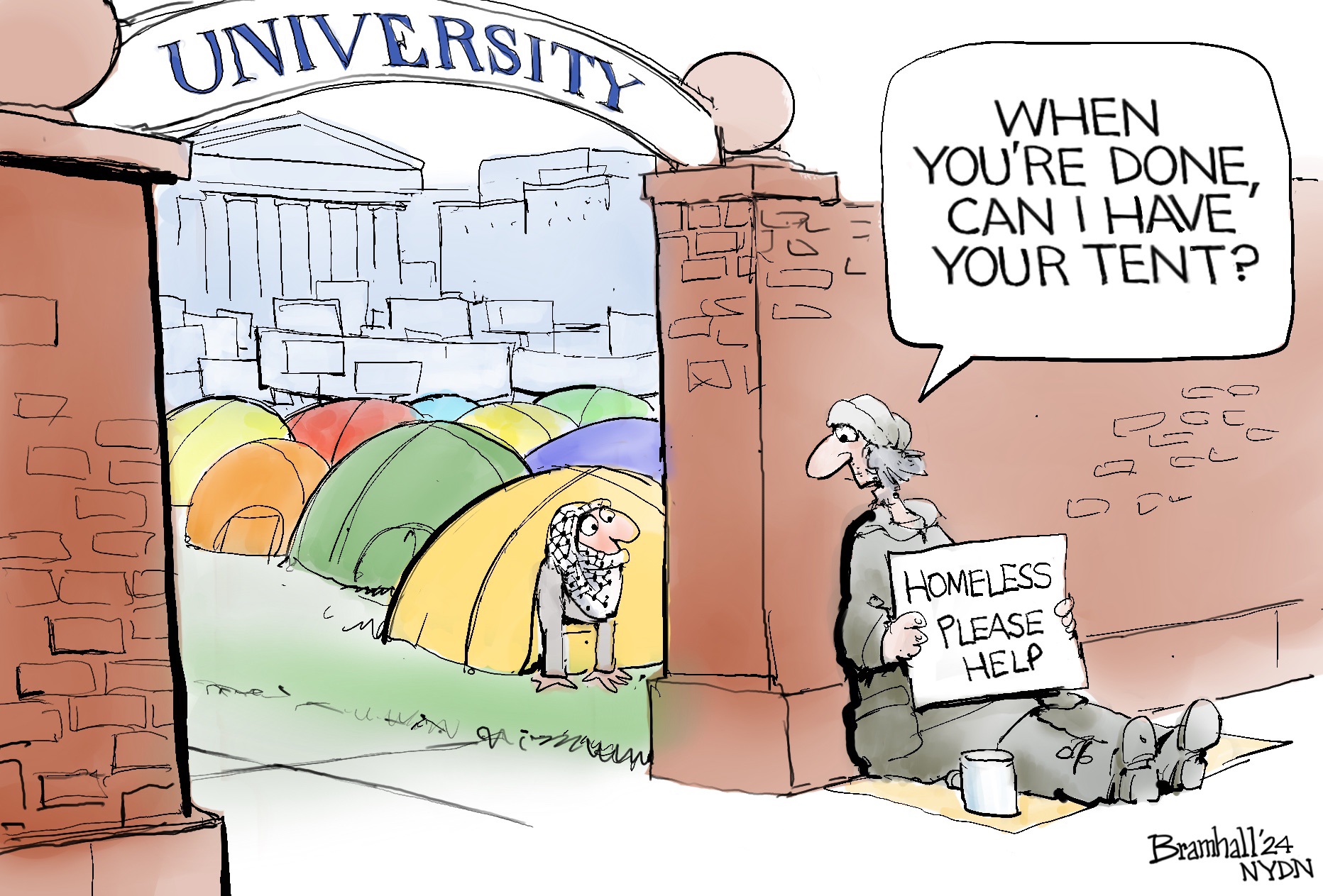 University Cartoon Picture