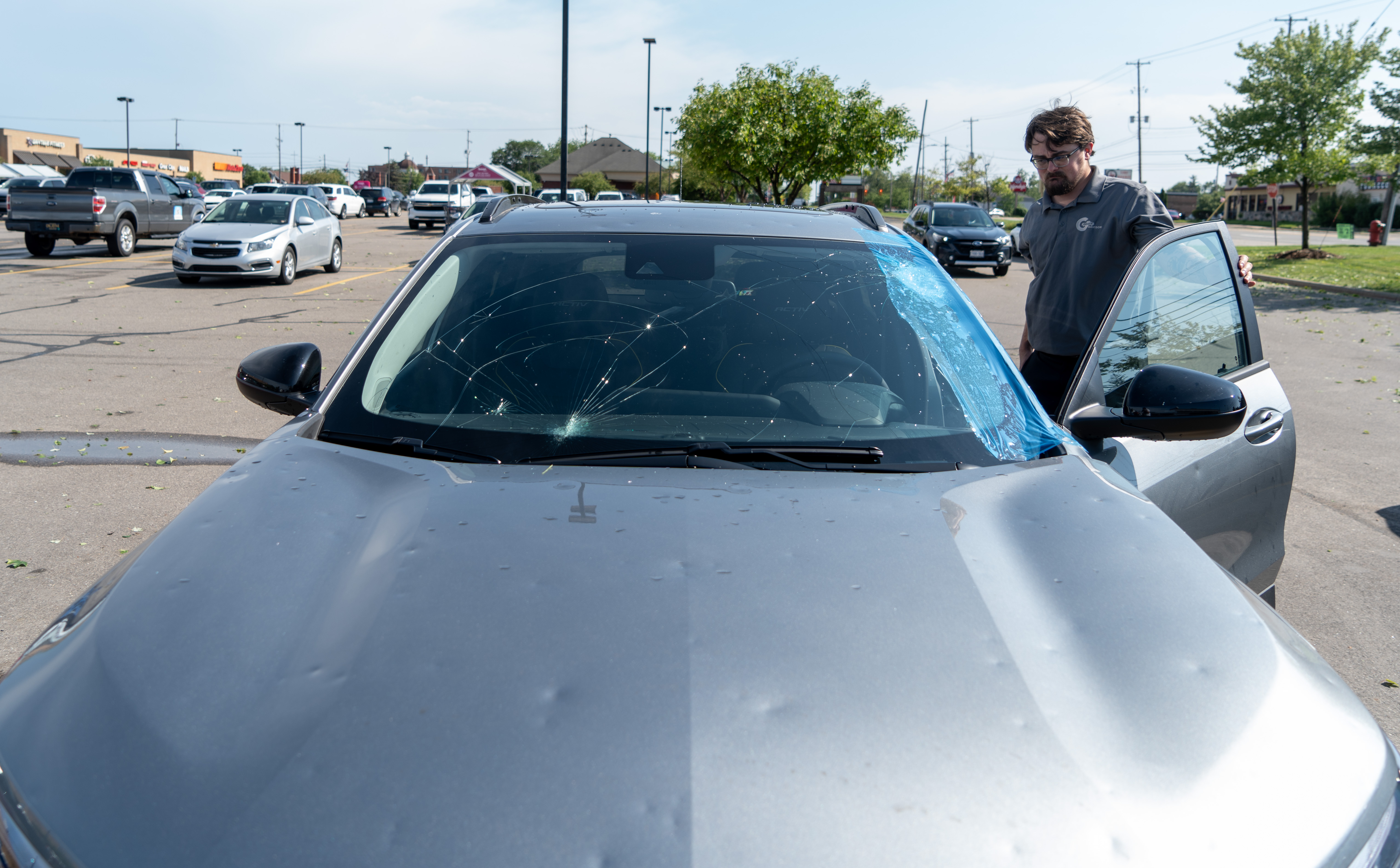 Tennis ball-sized hail blasts Davison in thunderstorm - mlive.com