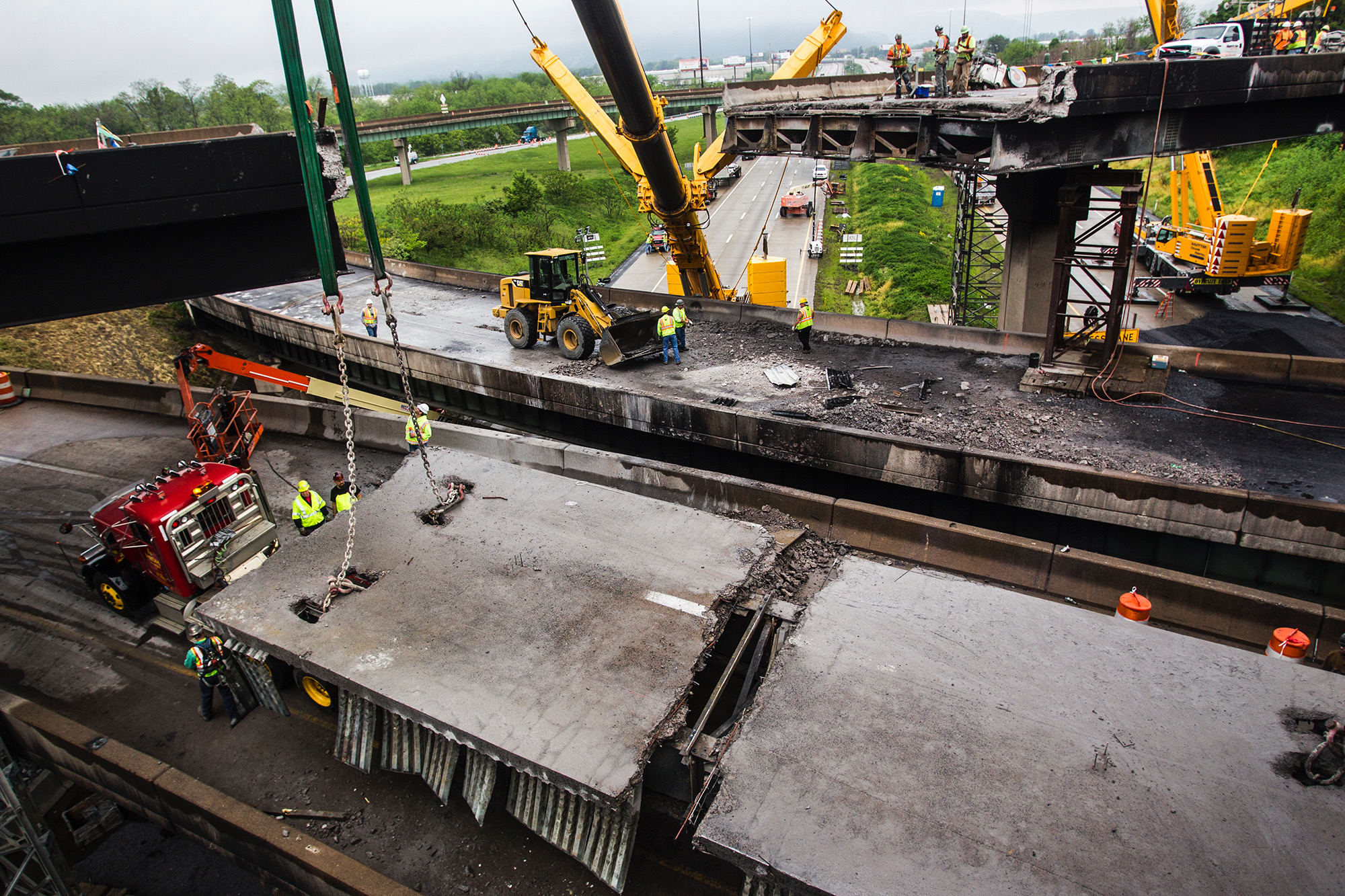 Fuel tanker truck fire, May 9, 2013 - pennlive.com