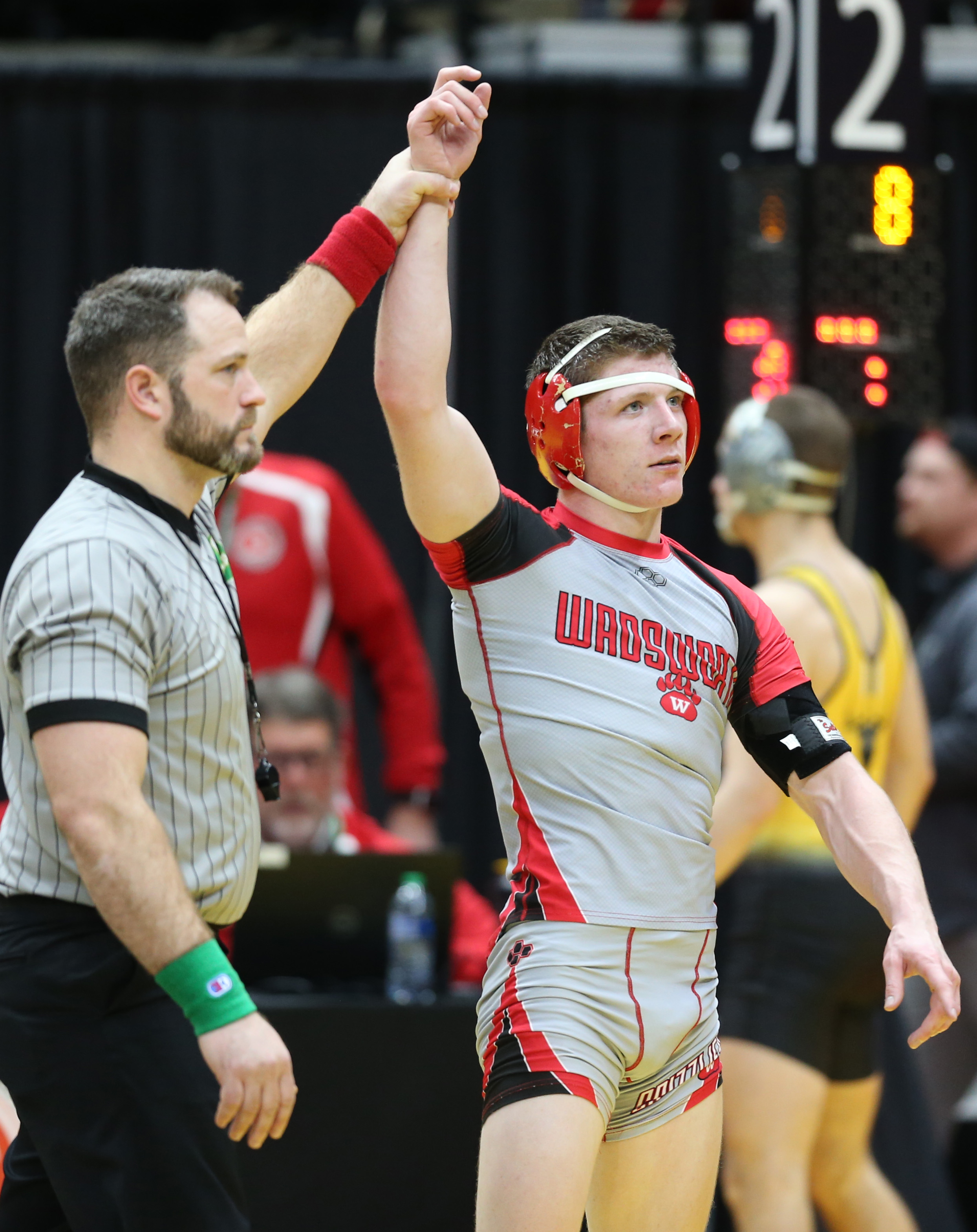 D1 state high school wrestling tournament, round one, March 10, 2023 ...