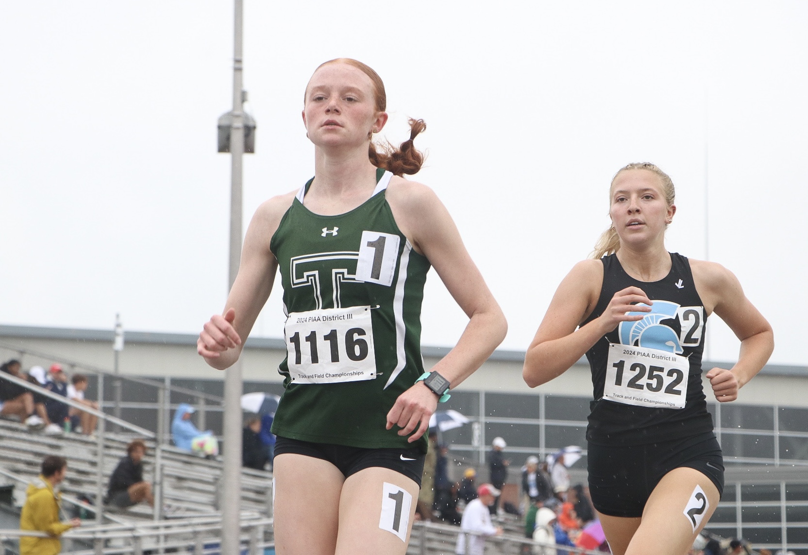 Mid-Penn Conference athletes compete during the 2024 District 3 track ...