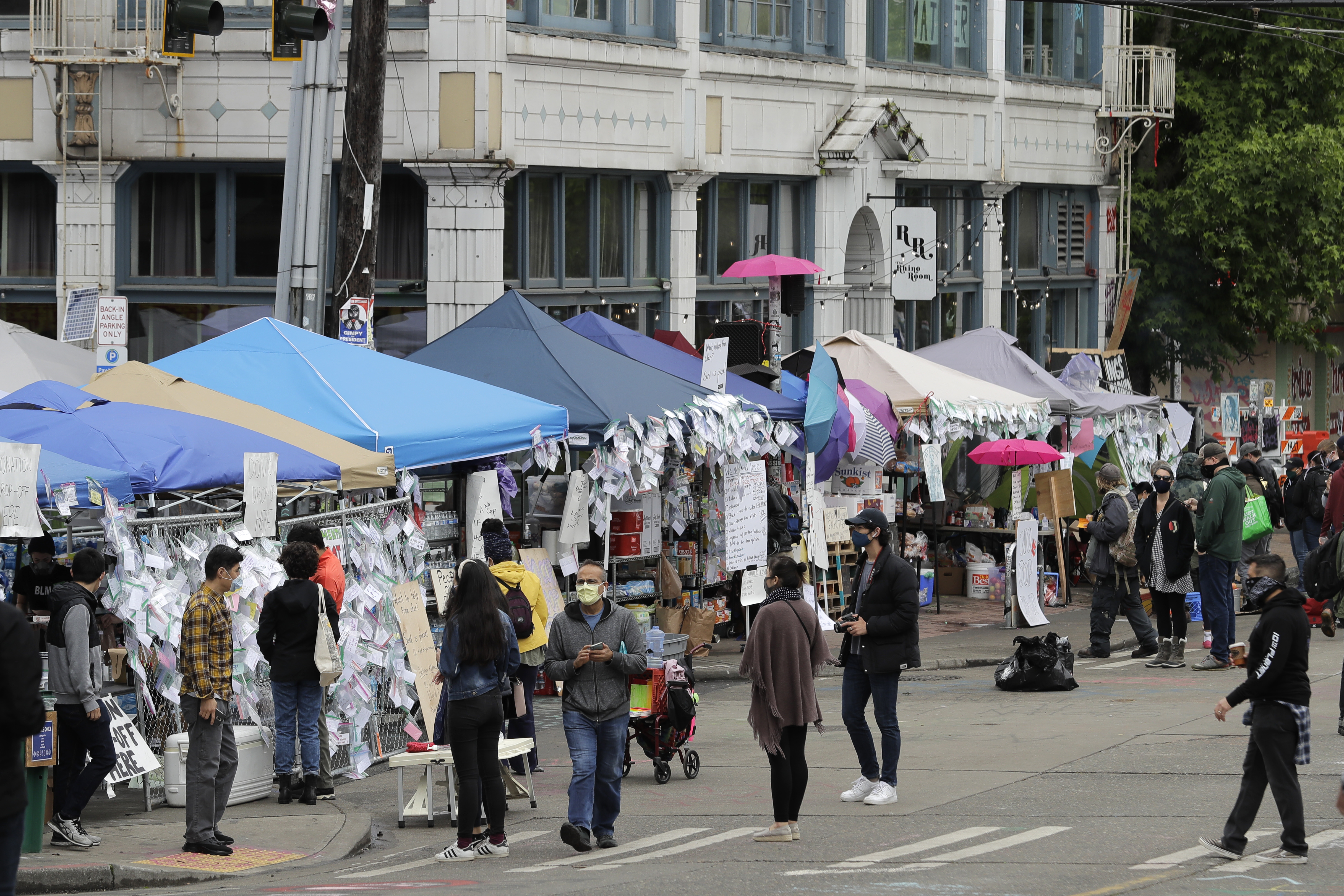 Capitol Hill Occupied Protest zone in Seattle - oregonlive.com