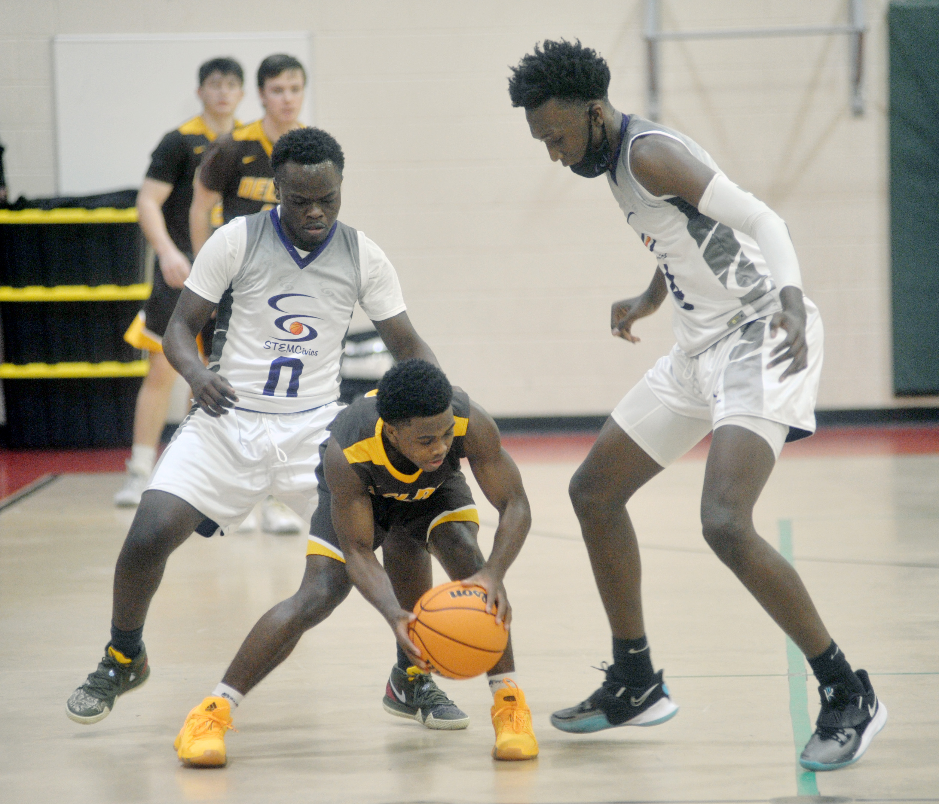 High School Boys Basketball Delran High School at Stem Civic on 1-27 ...