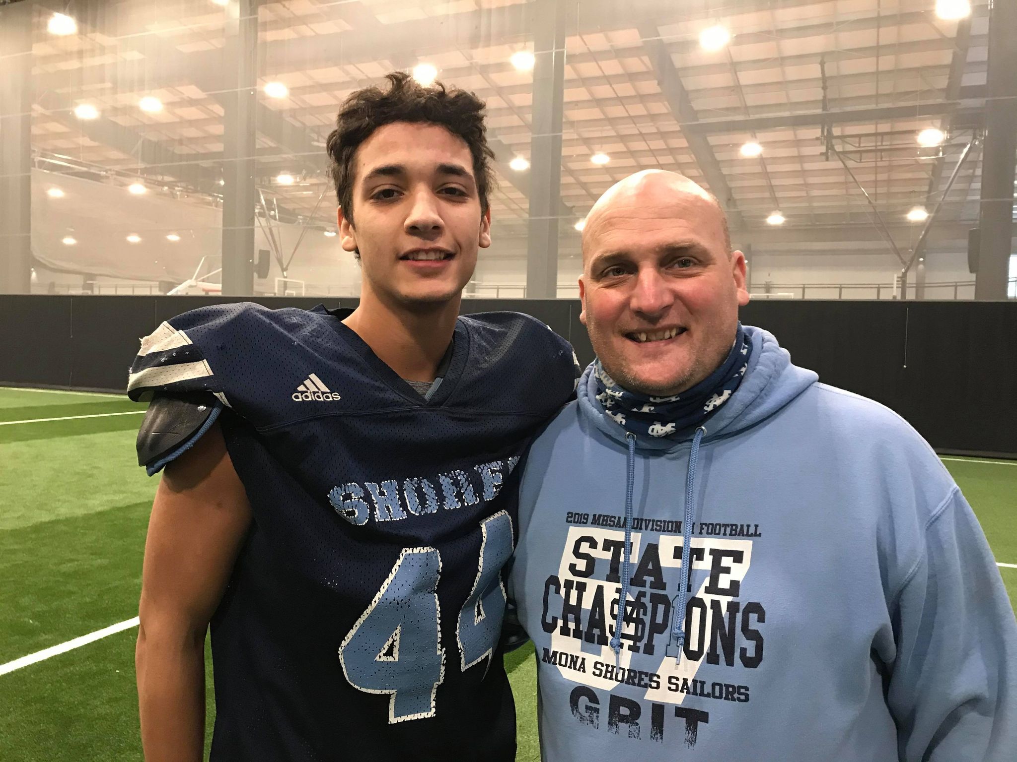 Mona Shores football coach and his son remember family patriarch as ...
