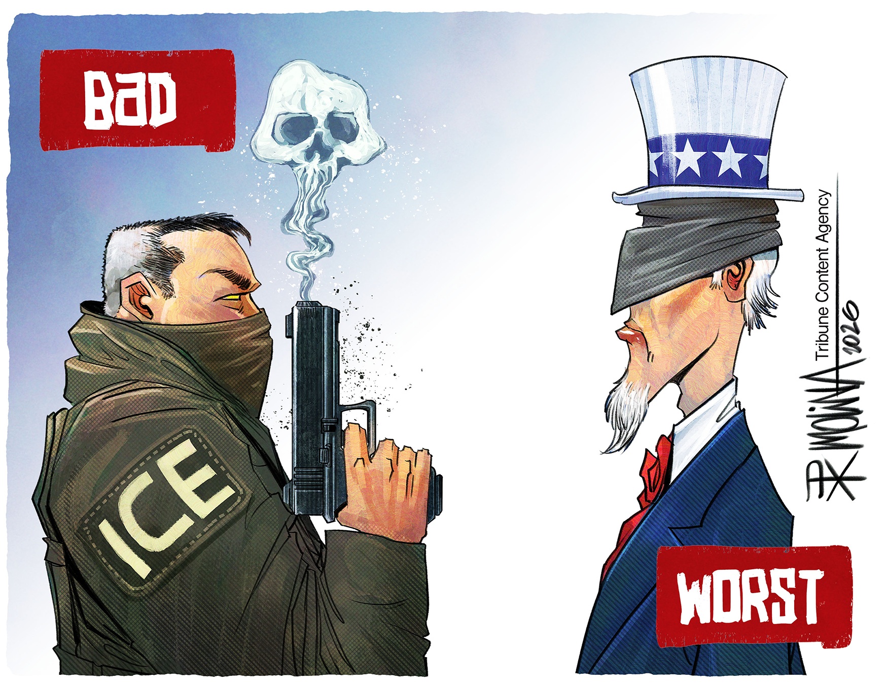 Editorial cartoons for Jan. 18, 2026 - oregonlive.com