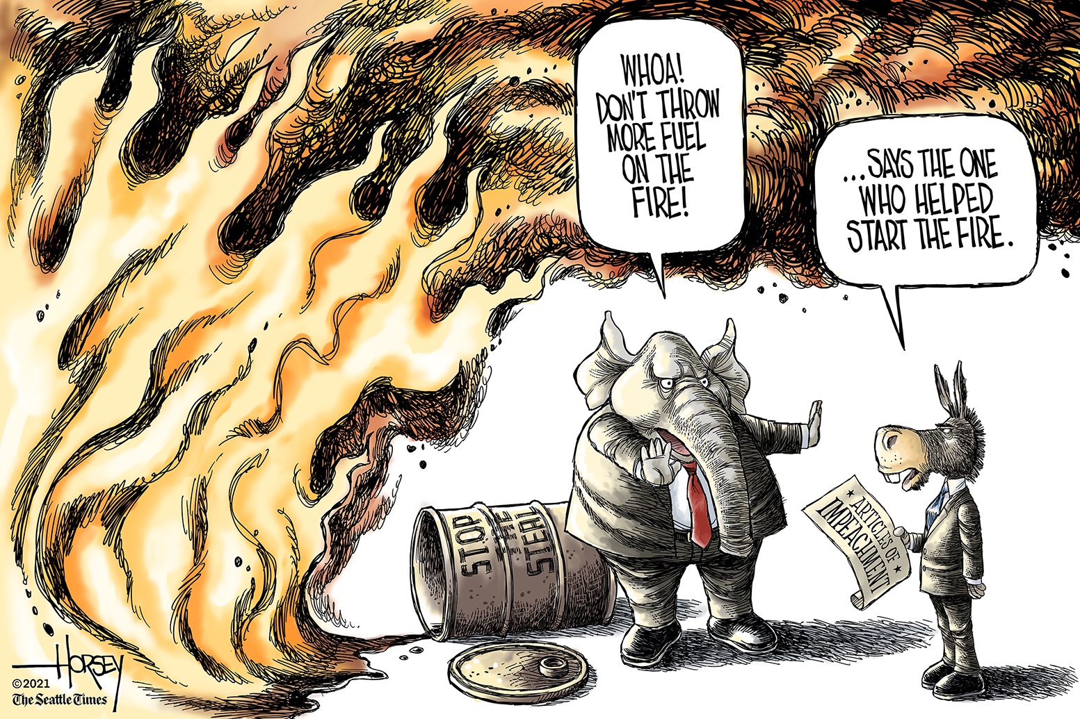Editorial cartoons for Jan. 31, 2021 - oregonlive.com