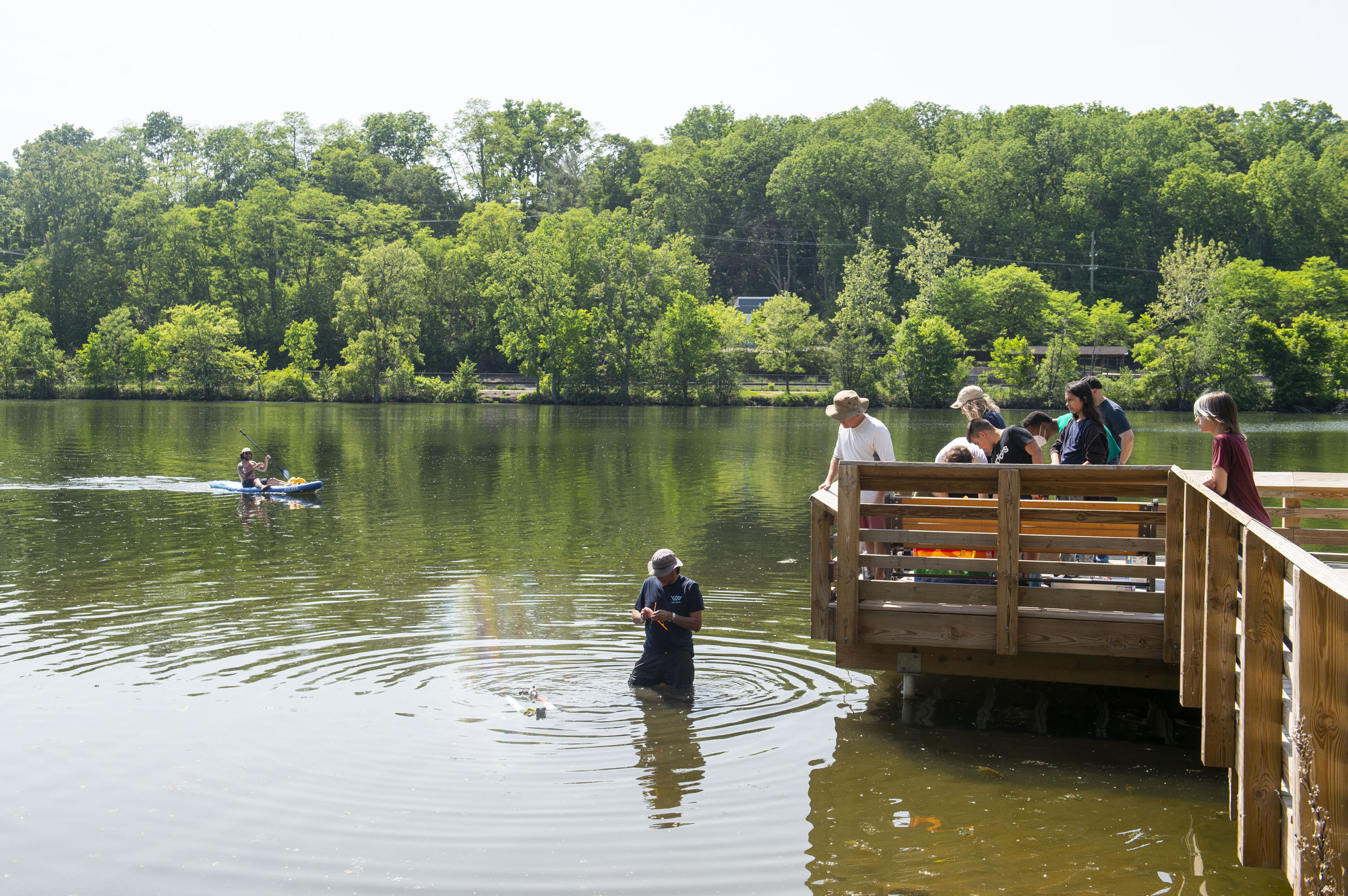 As Ann Arbor STEAM students test underwater robot on Huron River ...