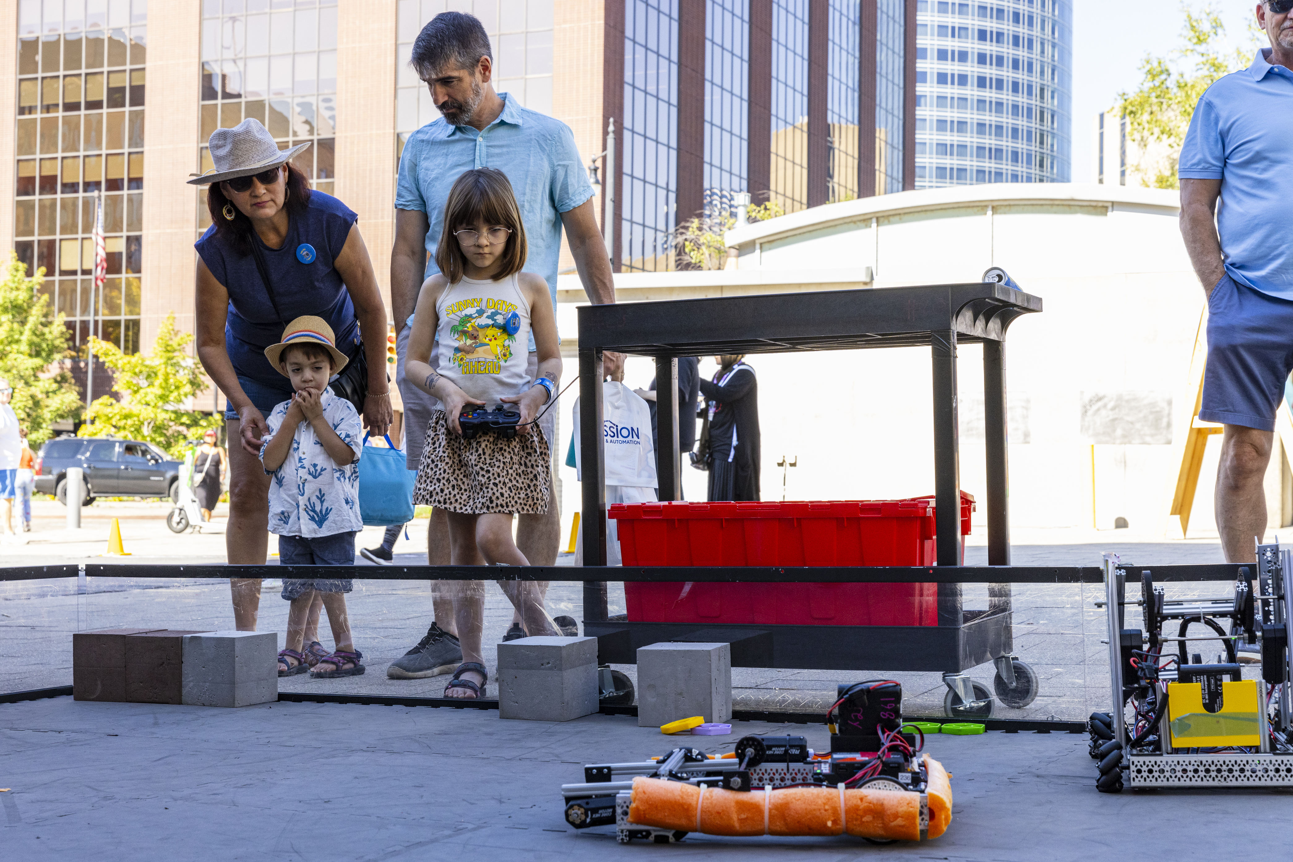 Robots invade Rosa Parks Circle during Robotics Expo and Parade - mlive.com