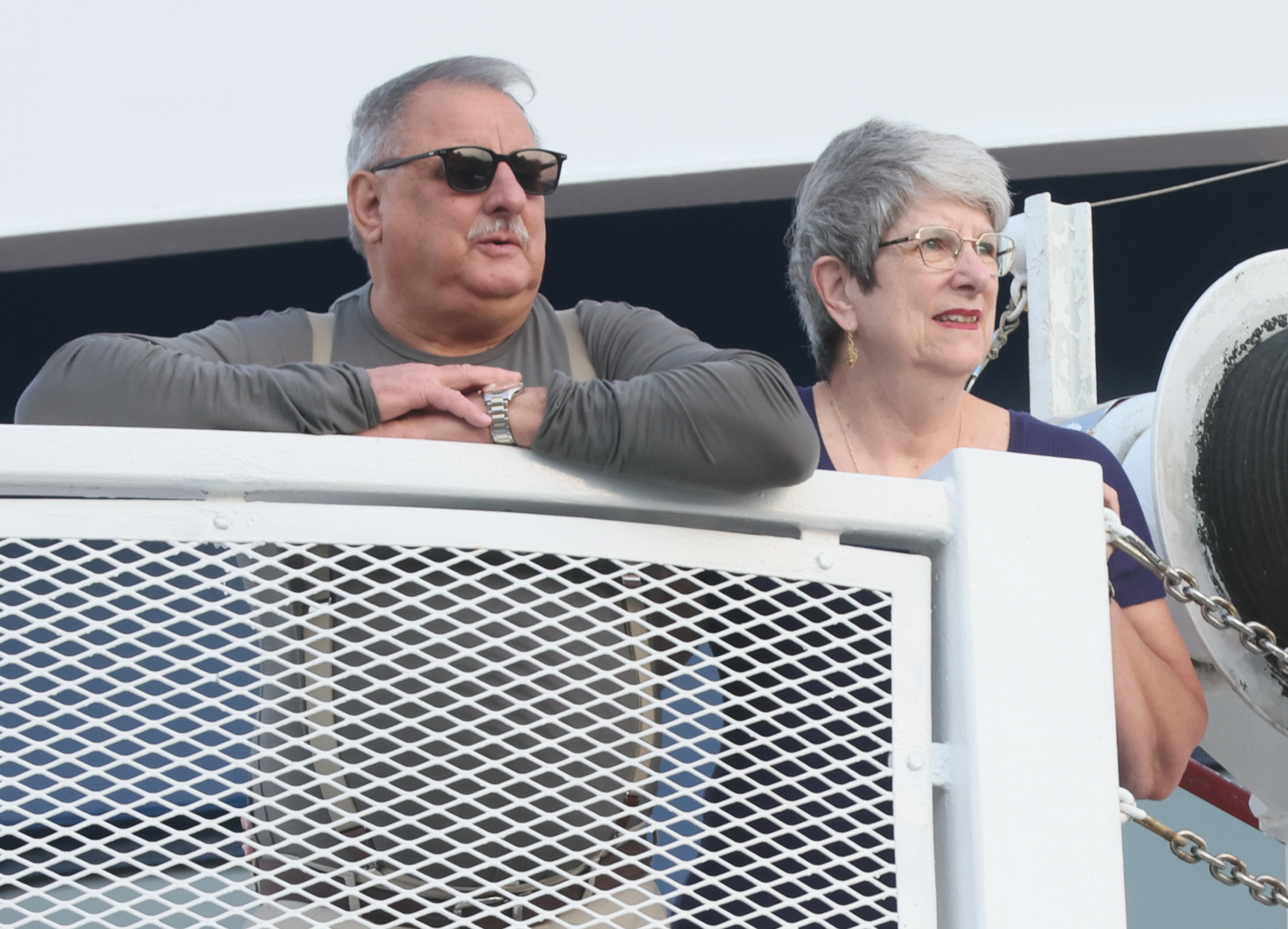 Cruise ship Victory I docks at the Port of Cleveland, April 29, 2025 ...