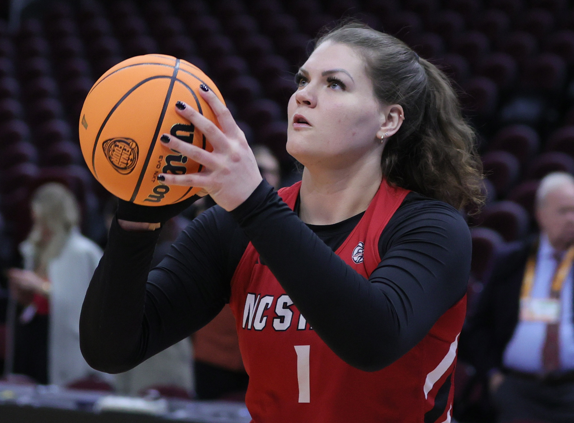 NC State Final Four practice at Rocket Mortgage FieldHouse, April 4 ...