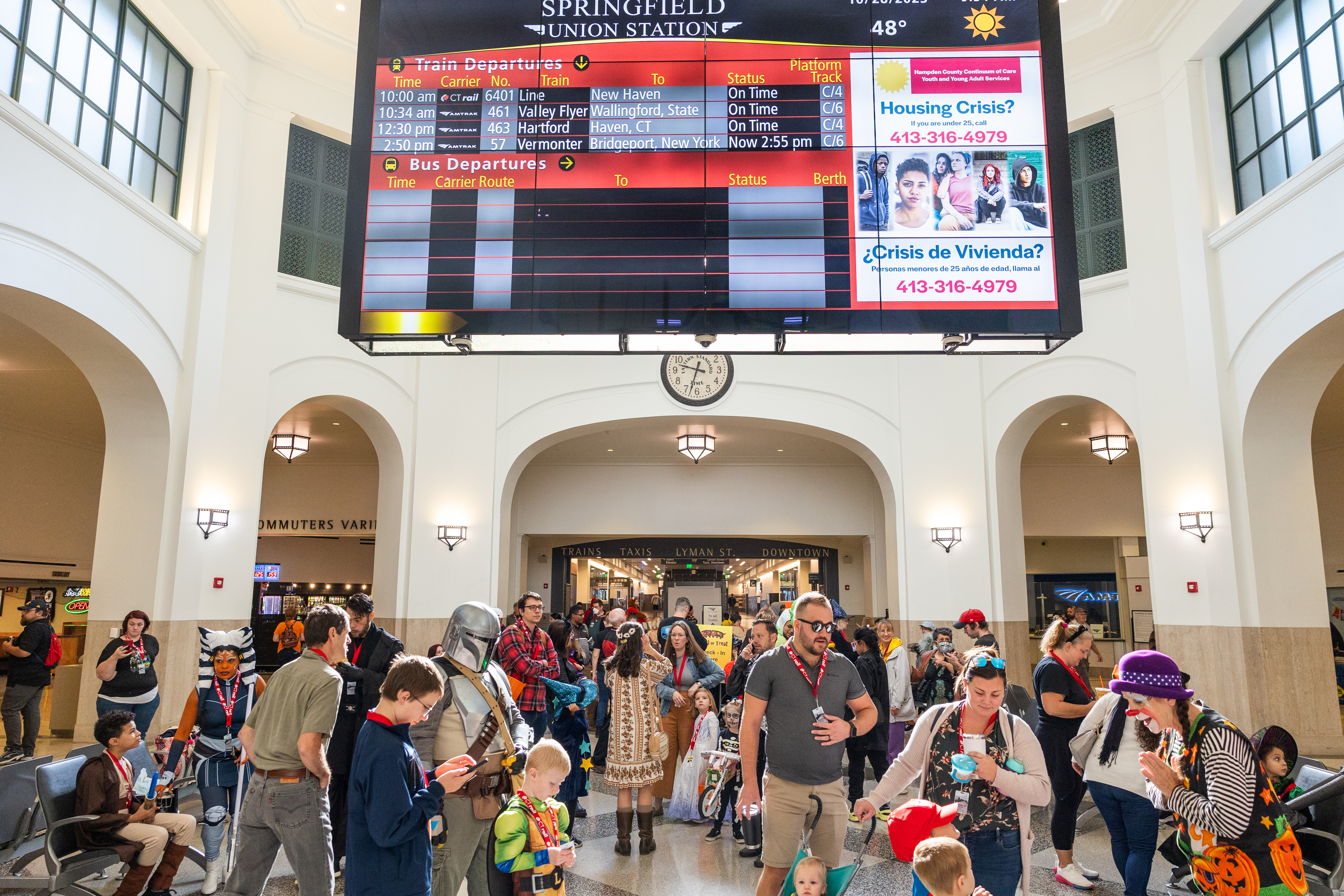 Track-or-Treat event at Springfield Union Station - masslive.com